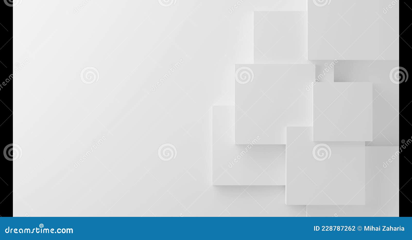 Seamless Abstract White Moving Background - Computer Generated 3d ...