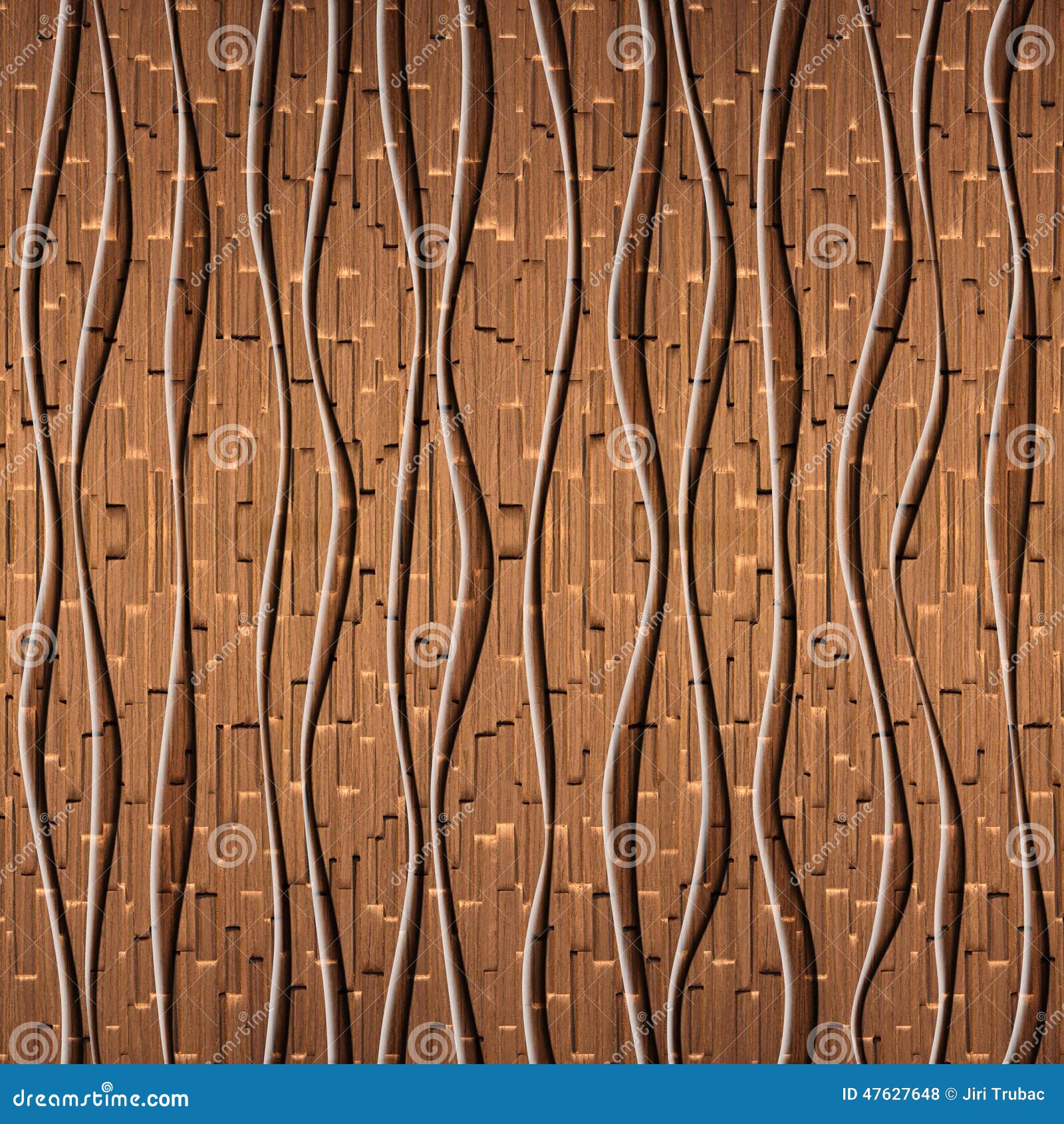 Seamless Abstract Wooden Pattern Stock Illustration - Illustration of ...