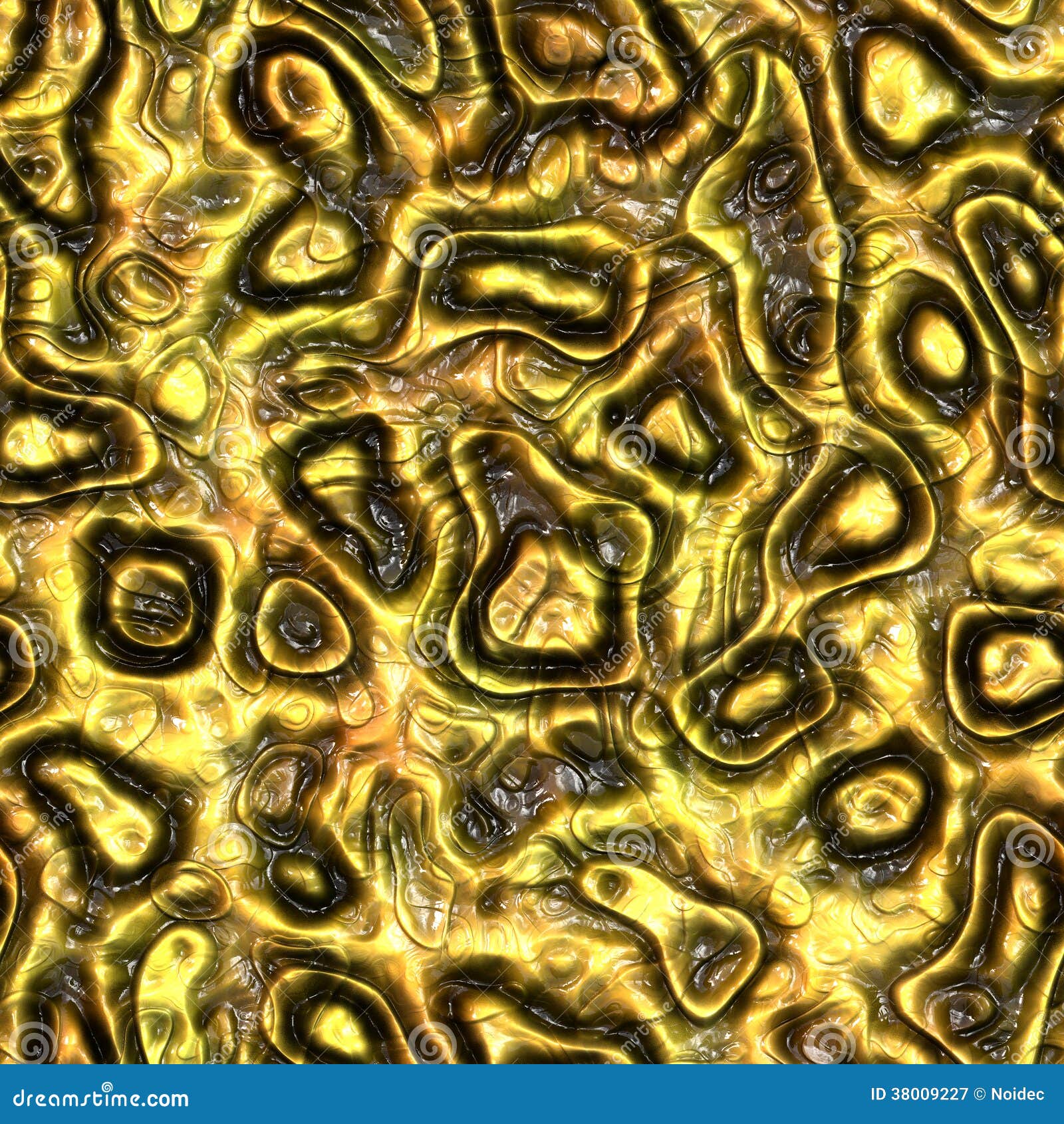 Seamless Abstract Yellow Background Pattern. Stock Illustration ...