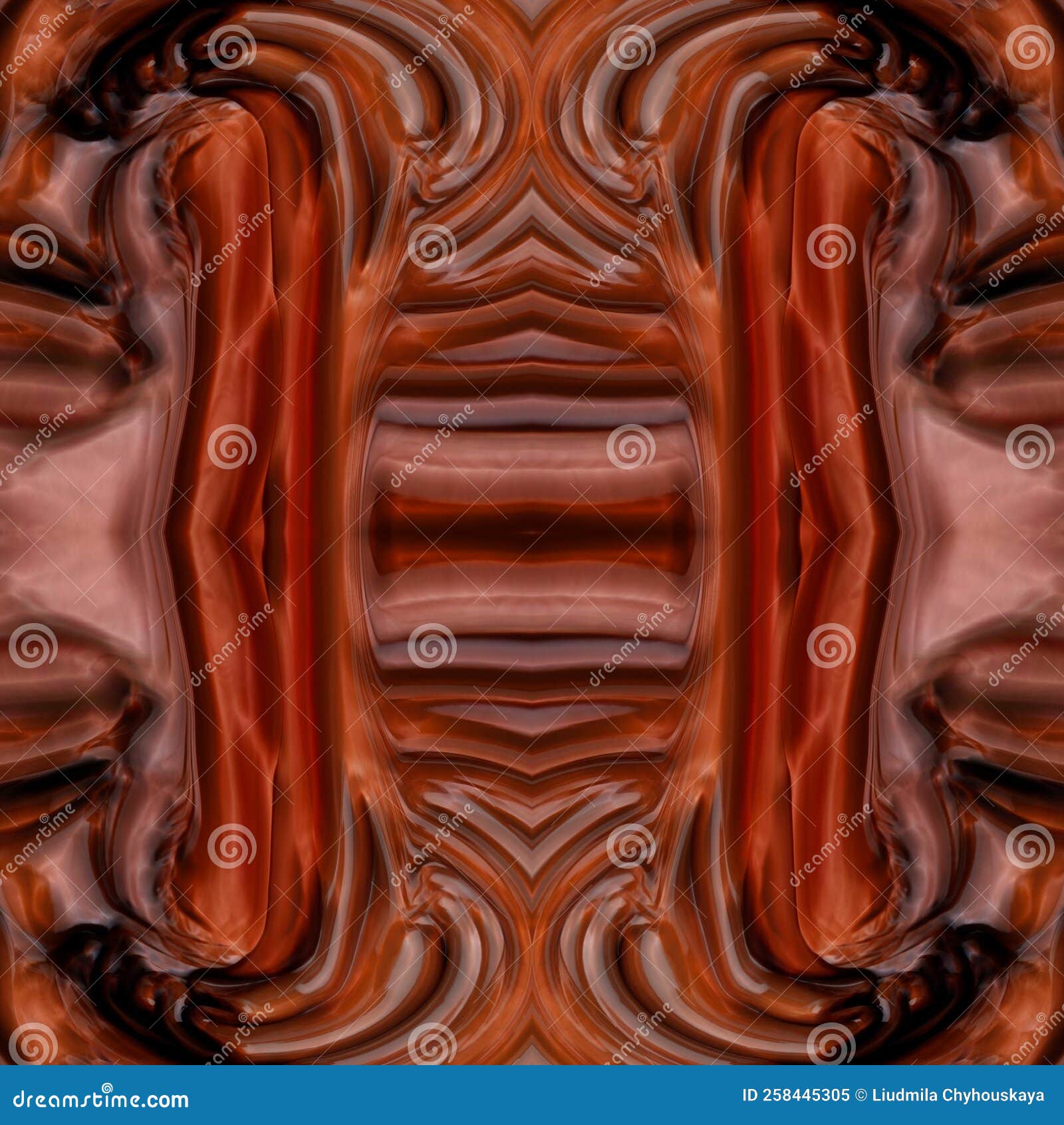 Seamless Abstraction with Glossy, White and Brown Threads. Beautiful ...