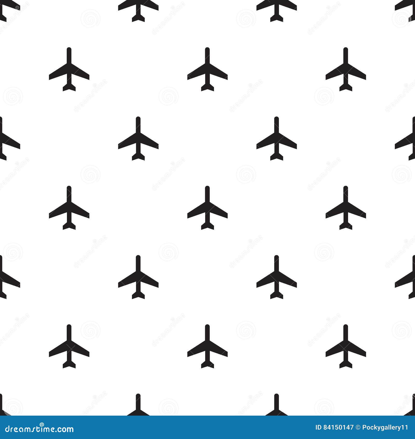 Seamless Airplane Pattern. Aircraft In Clouds. Cartoons Style. Colorful ...