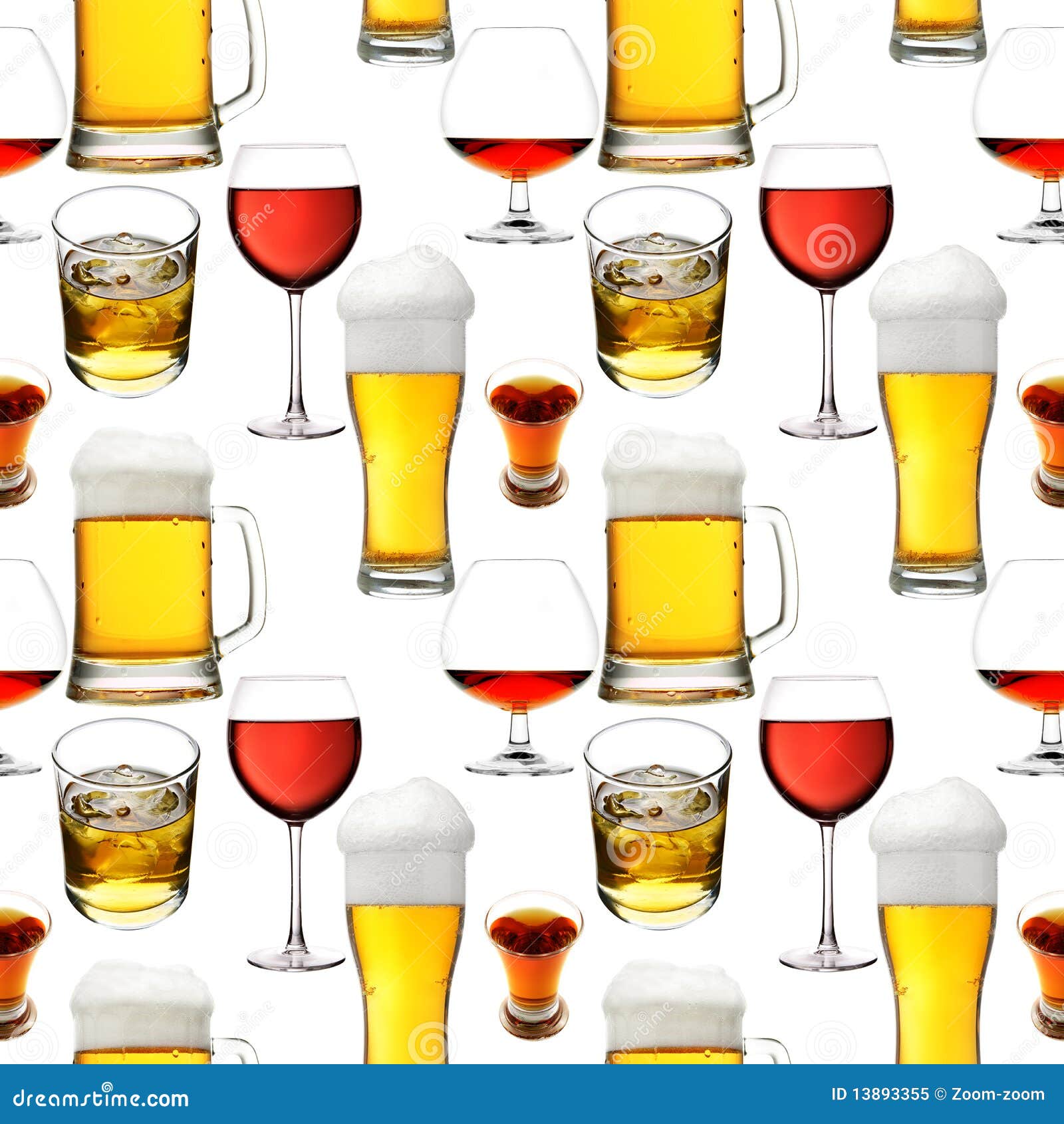 Seamless alcohol beverages stock image. Image of restaurant - 13893355