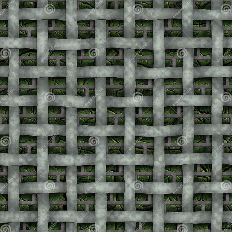 Seamless Alien Grid Surface Stock Illustration - Illustration of ...