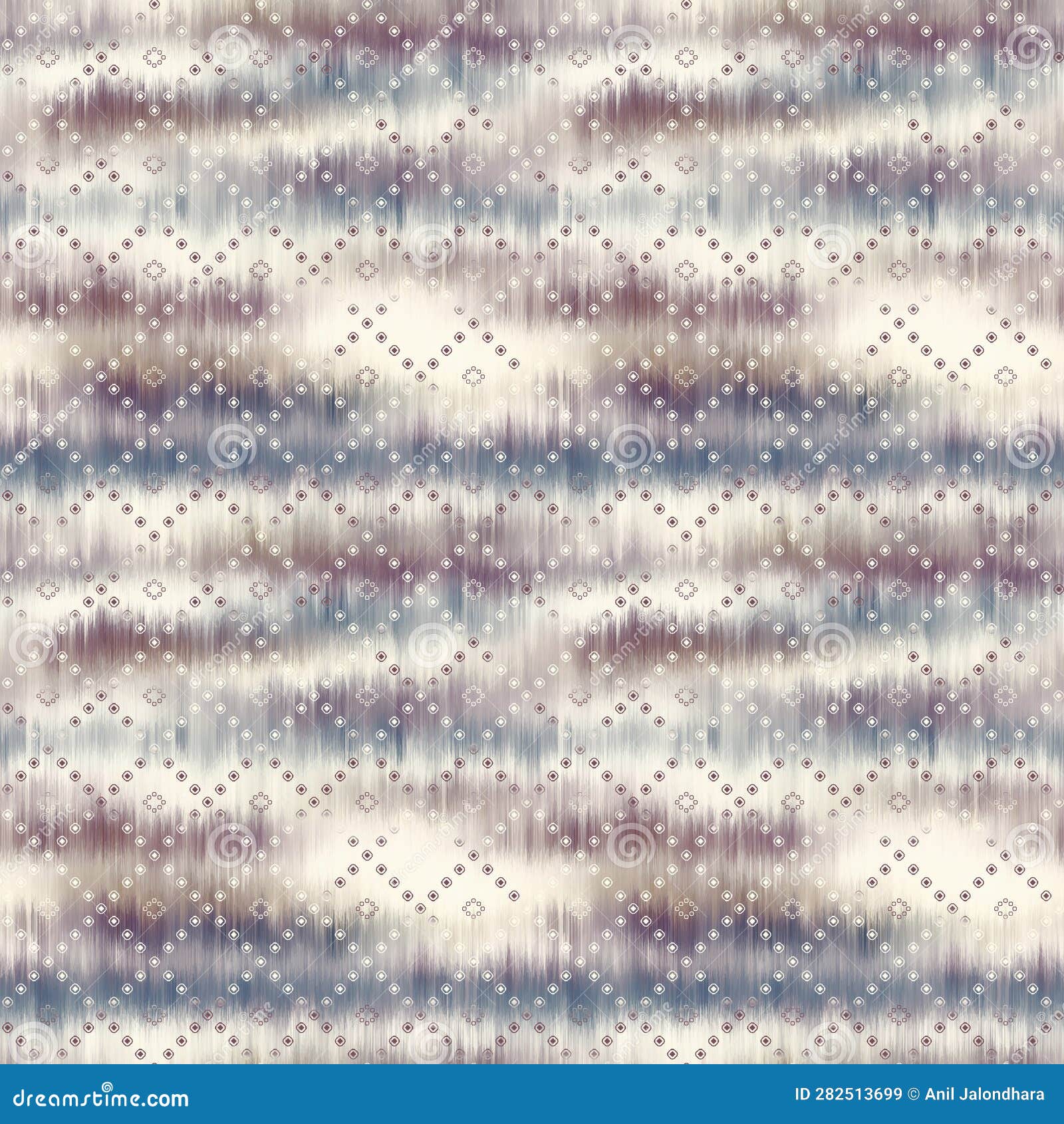 Seamless All Over Bandhani Pattern Stock Illustration - Illustration of ...