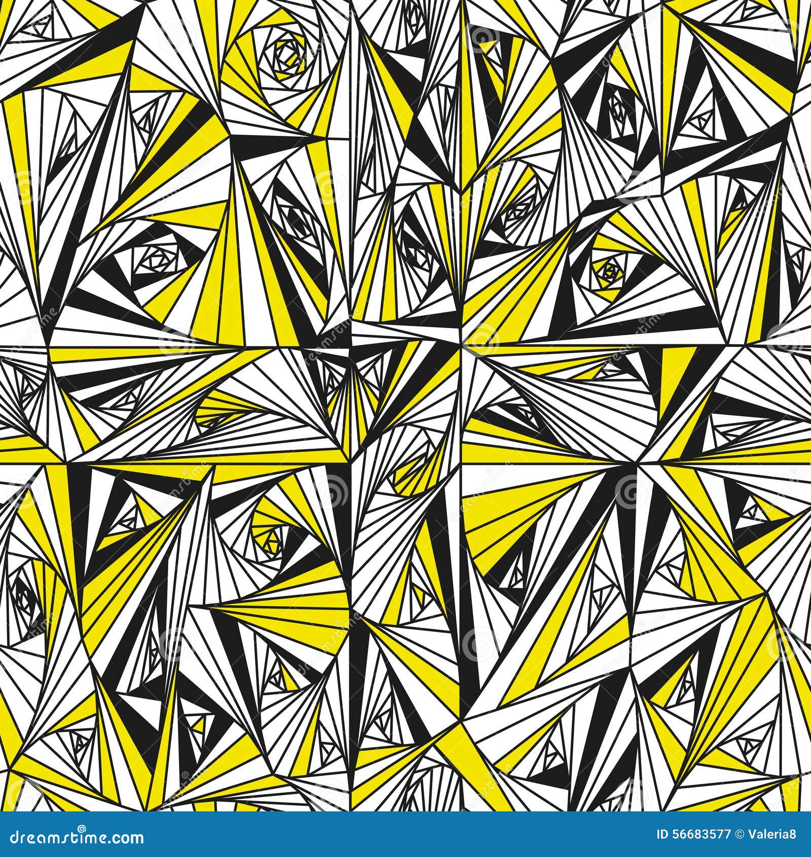 Seamless Angle Abstract Pattern. Stock Vector - Illustration of storm ...