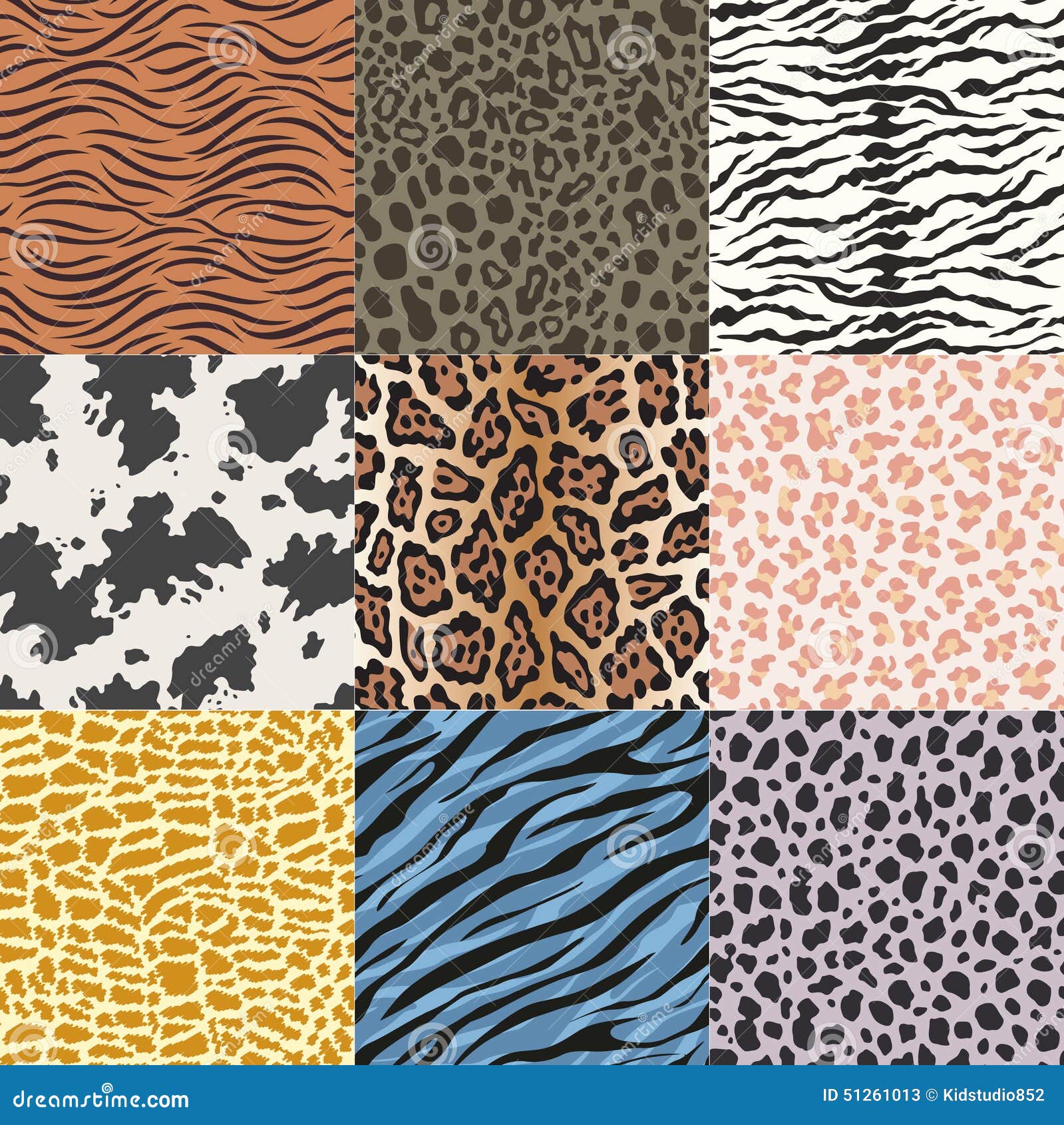 Seamless Animal Skin Pattern Stock Vector - Illustration of cheetah ...