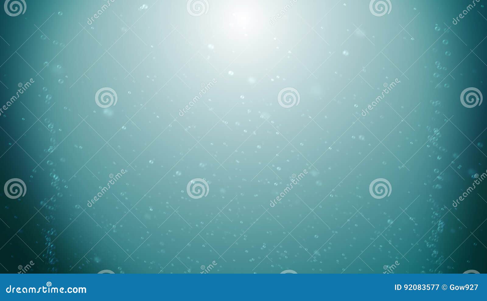 Seamless Animation of Abstract Blue Water or Soda Bubble Flowing ...