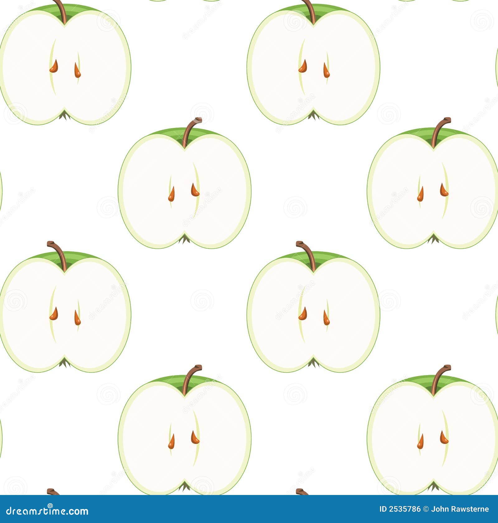 Seamless Apple Pattern stock illustration. Illustration of decorative ...