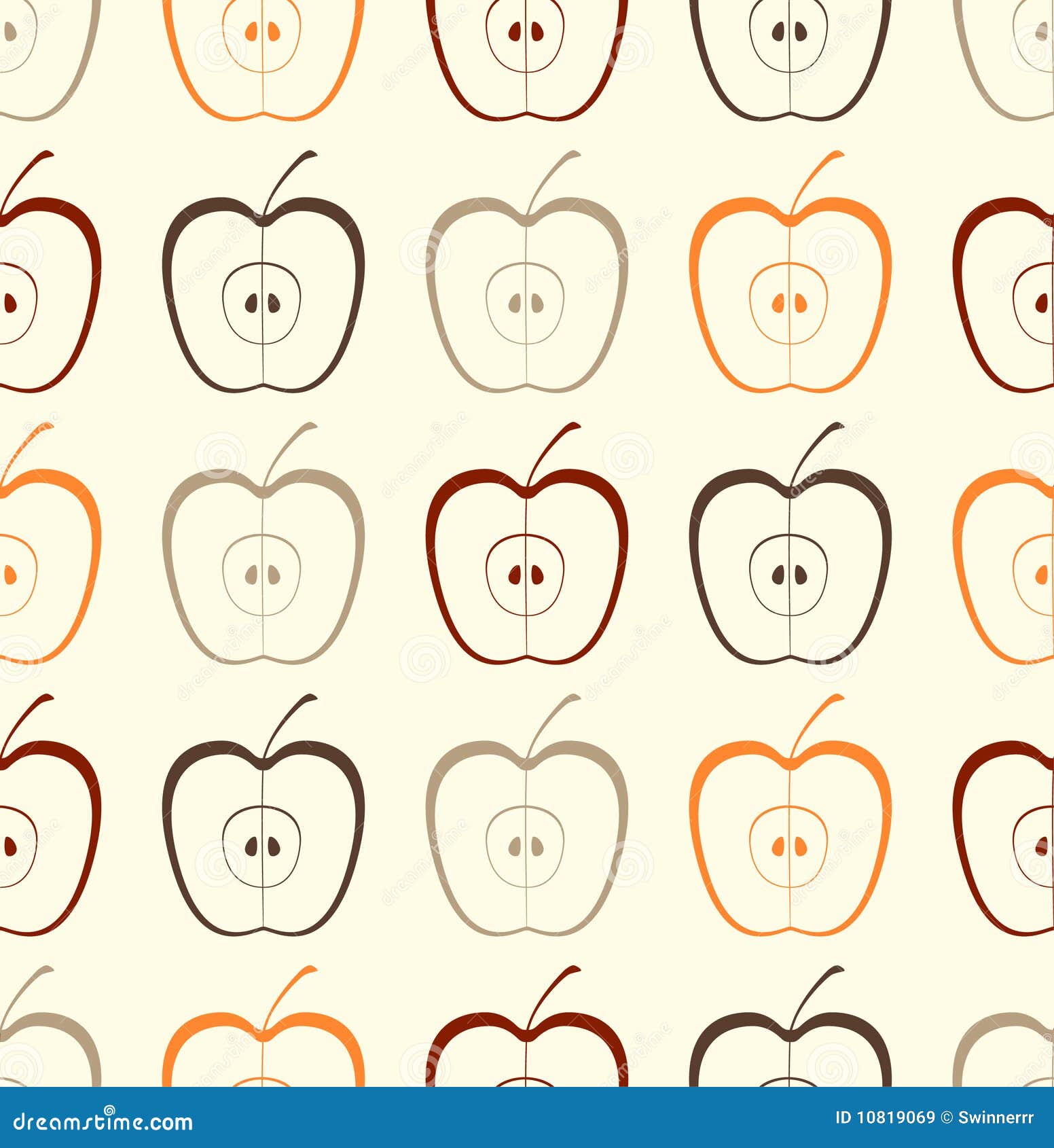 Seamless Apple Texture Stock Image | CartoonDealer.com #10819069