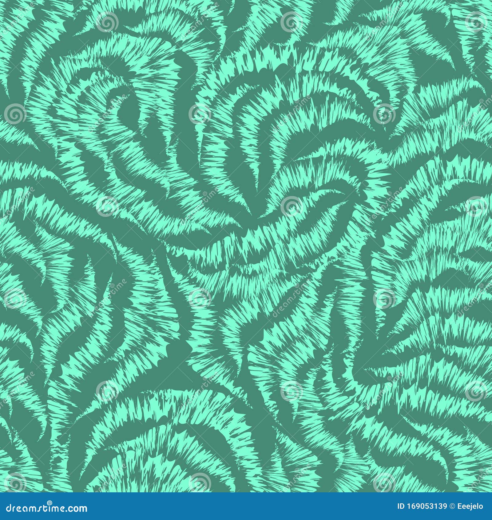 Seamless Aqua Menthe Color Texture from Randomly Drawn Lines by the ...