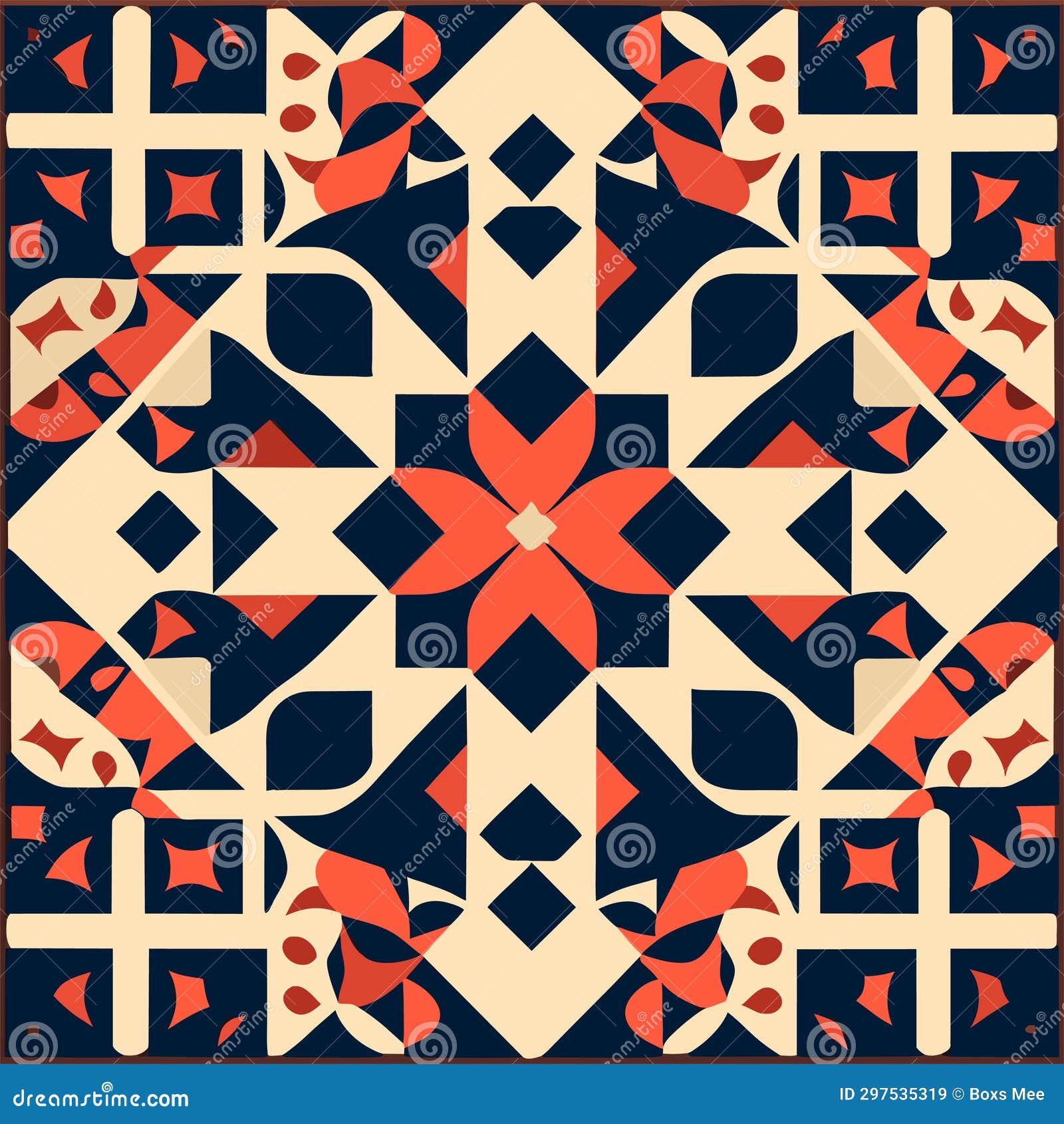 Seamless Arabesque Pattern. Abstract Geometric Background Stock ...