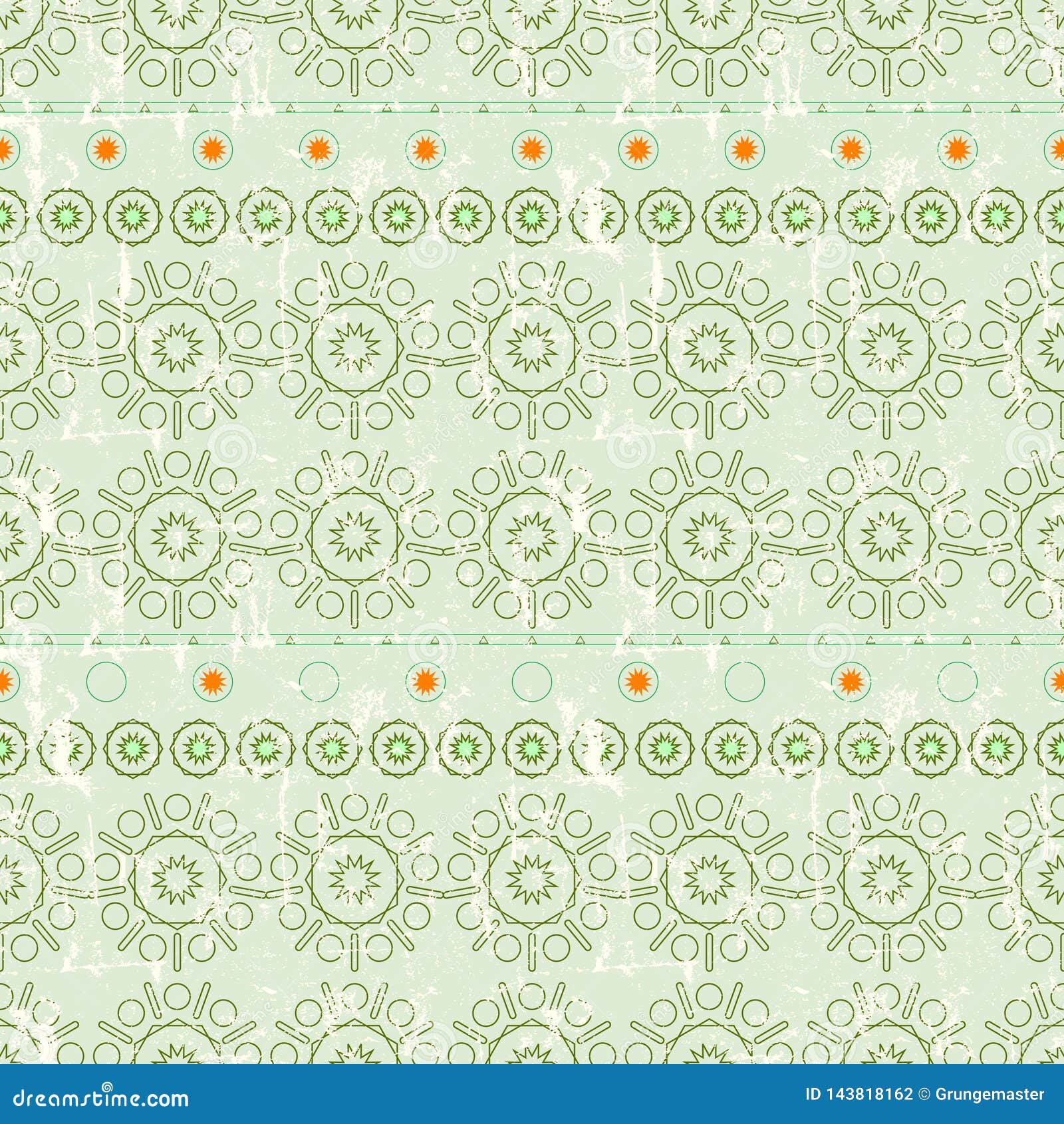 Seamless Arabic Style Endless Tiled Pattern,grungy Vector Stock Vector ...