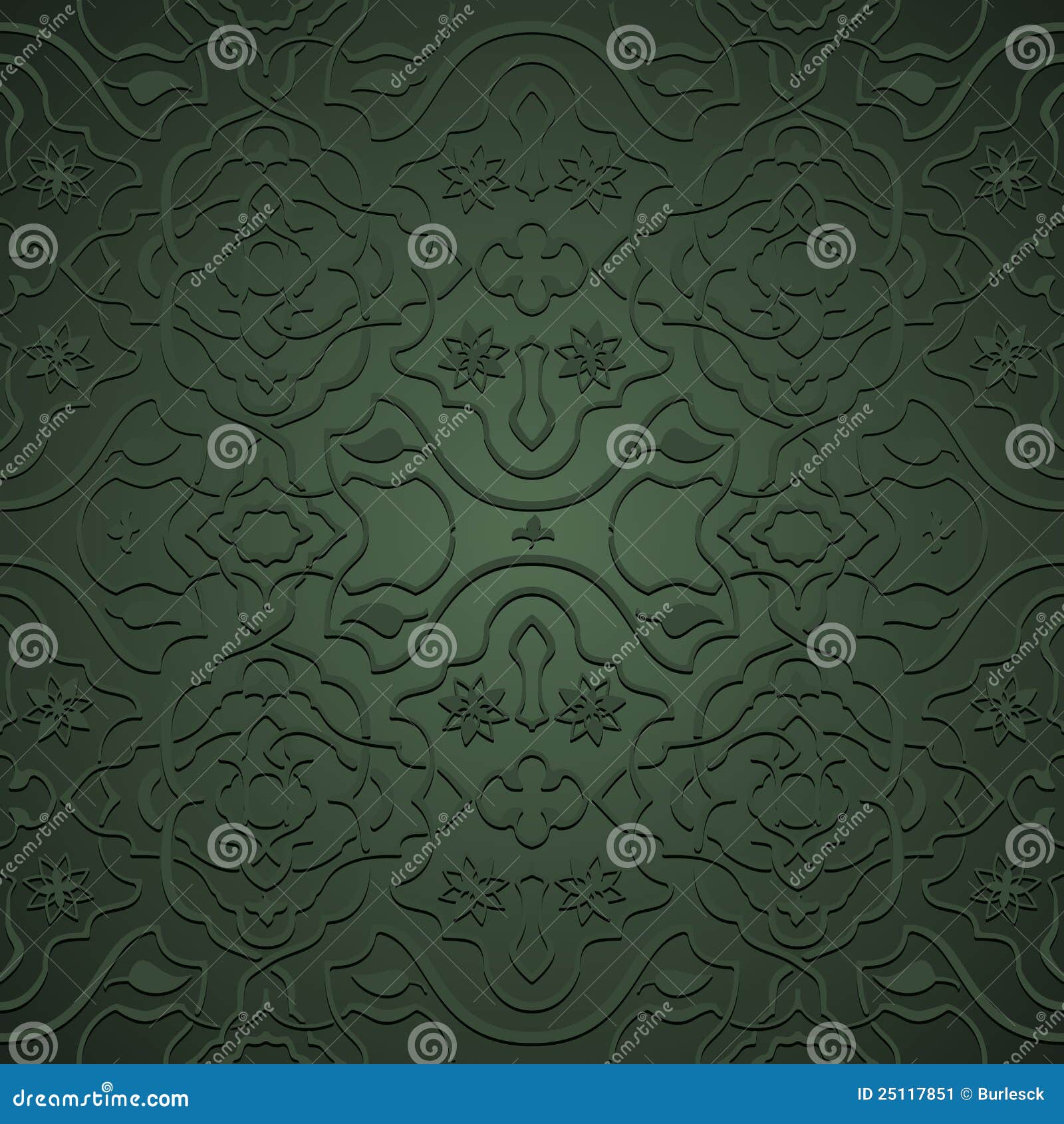 Seamless arabic pattern stock vector. Illustration of islamic - 25117851