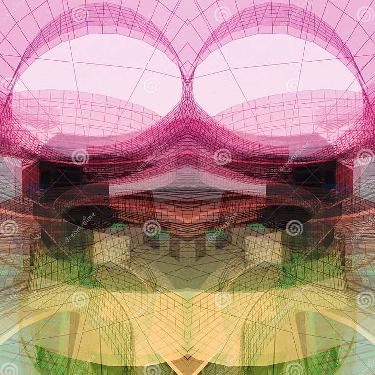 Seamless Architectural Background Stock Illustration - Illustration of ...