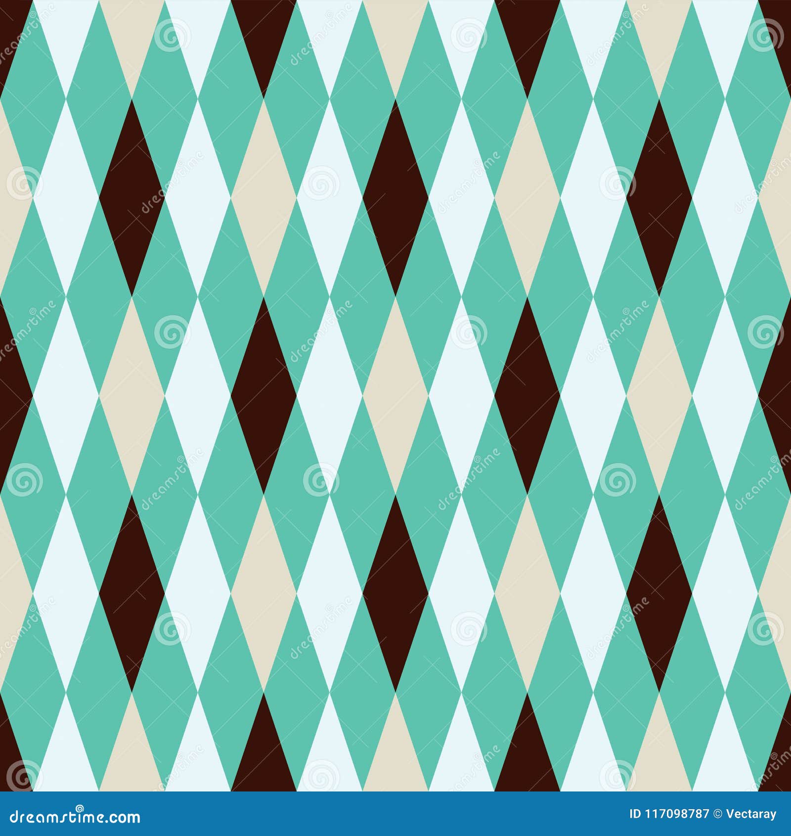 Seamless Argyle Pattern Background. Stock Illustration - Illustration ...