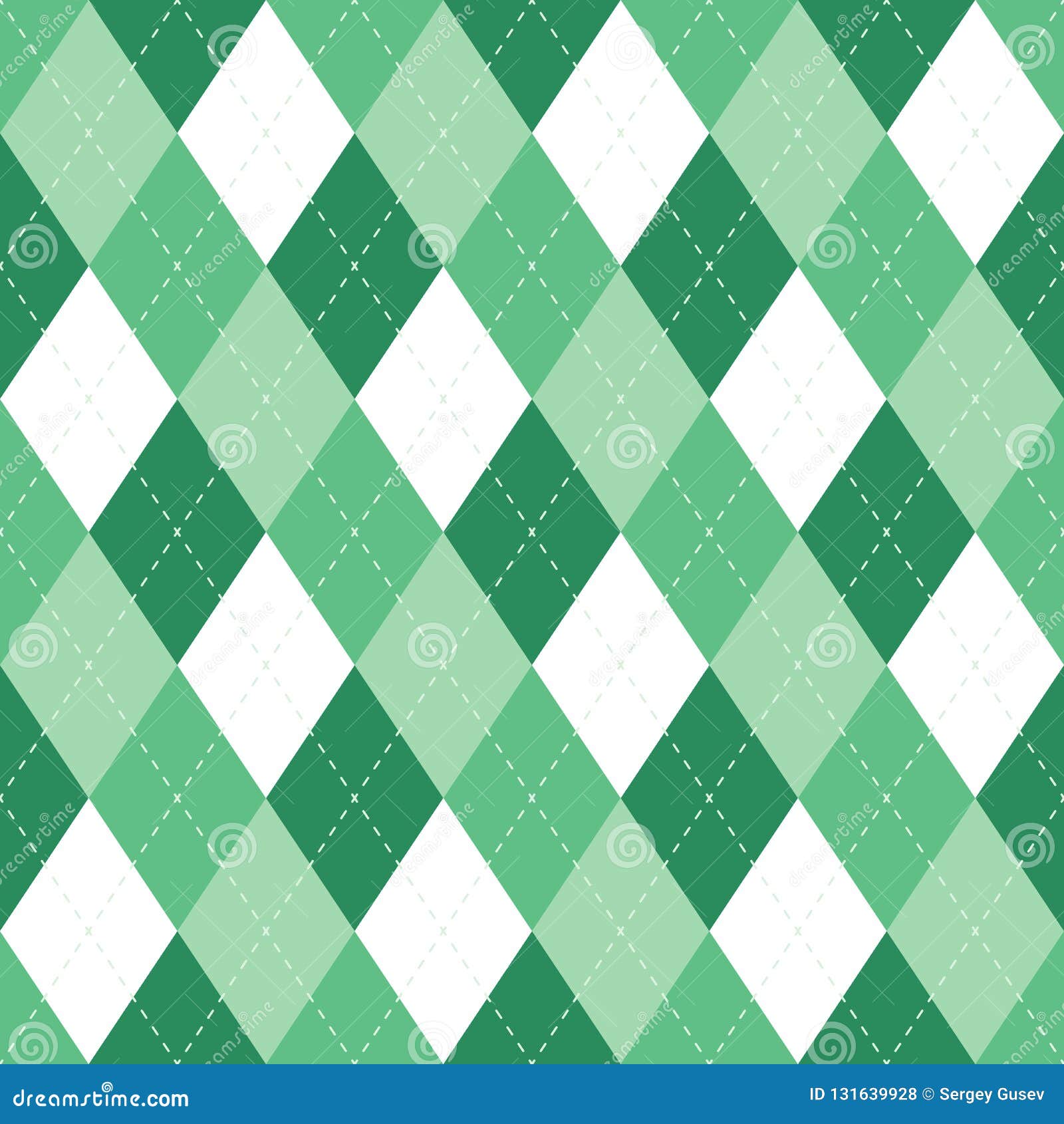 Seamless Argyle Plaid Blue Pattern. Diamond Check Stock Vector ...