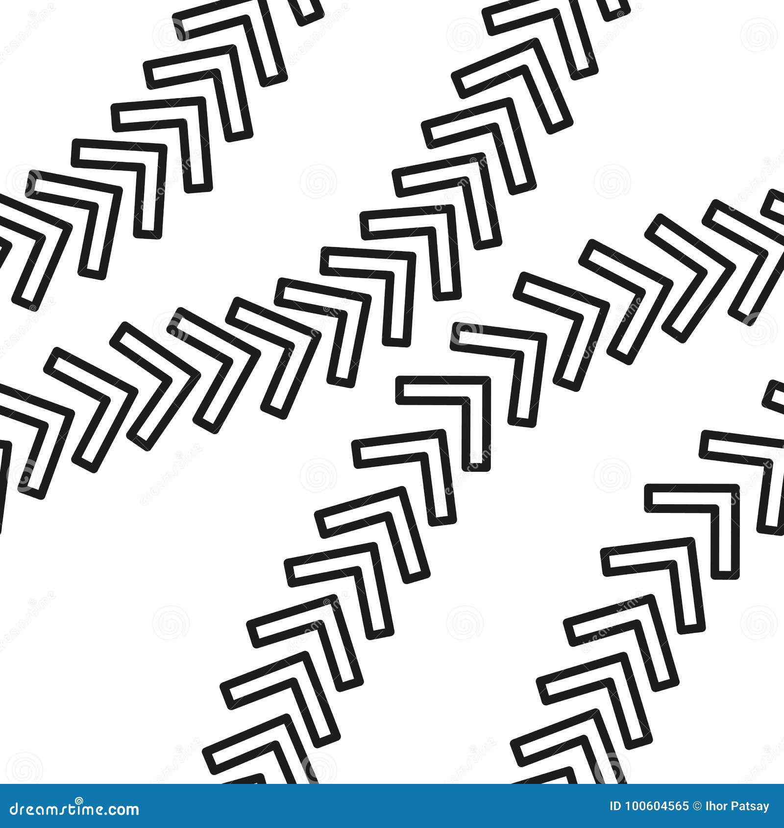 Seamless arrow pattern stock vector. Illustration of textile - 100604565