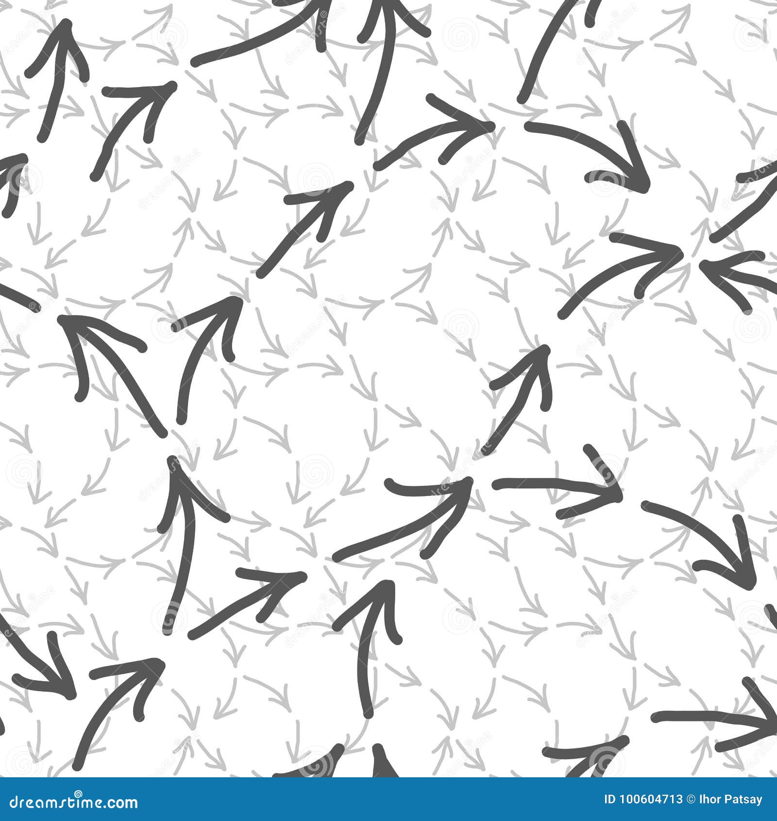 Seamless arrow pattern stock vector. Illustration of motif - 100604713