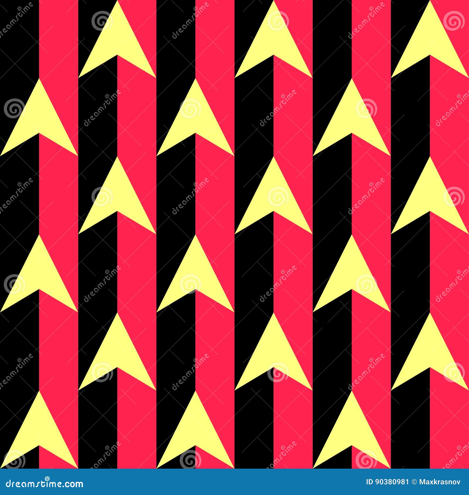 Seamless Arrow and Stripe Pattern Stock Vector - Illustration of repeat ...