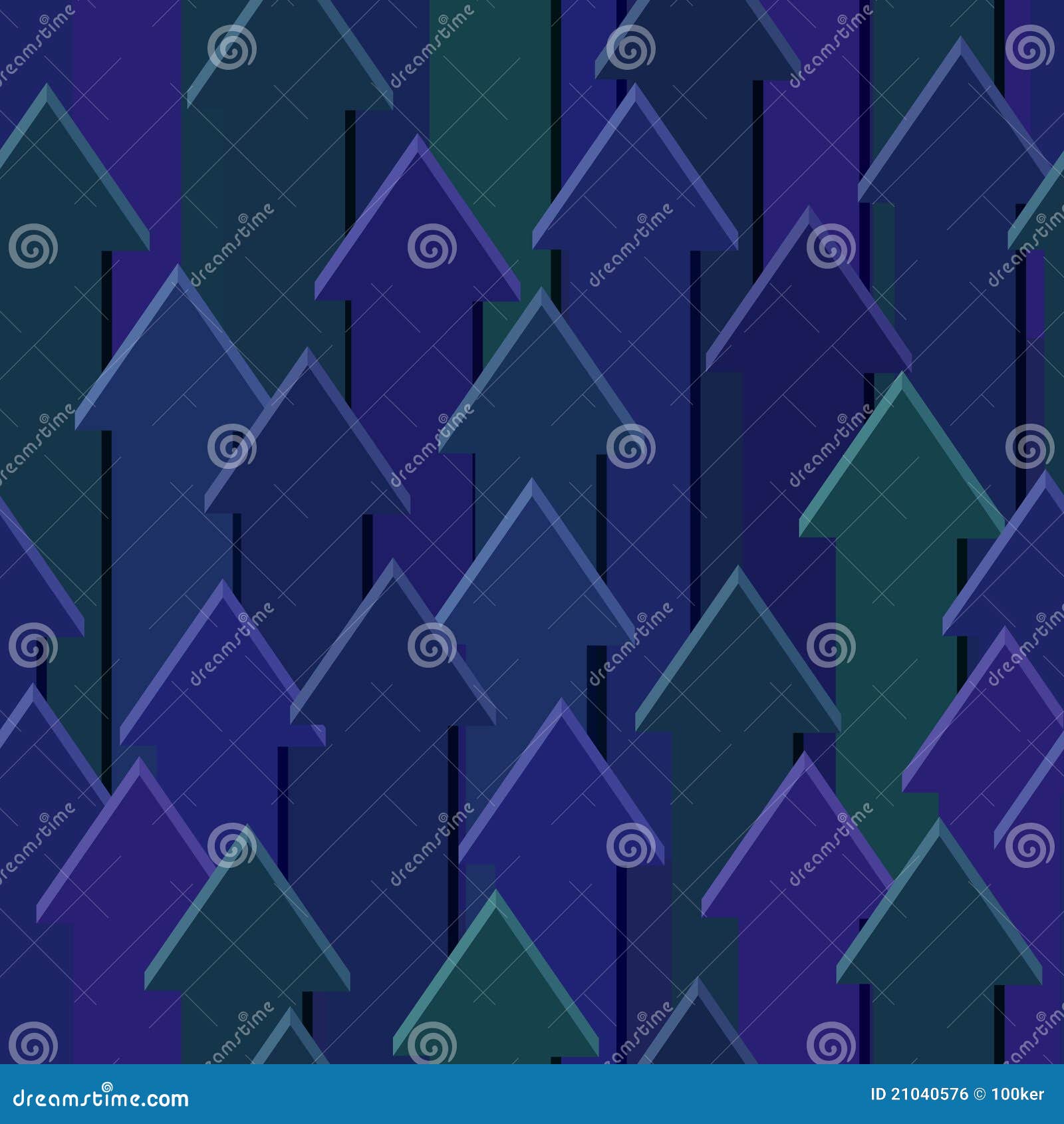 Seamless Arrow Up Business Background Stock Vector - Illustration of ...