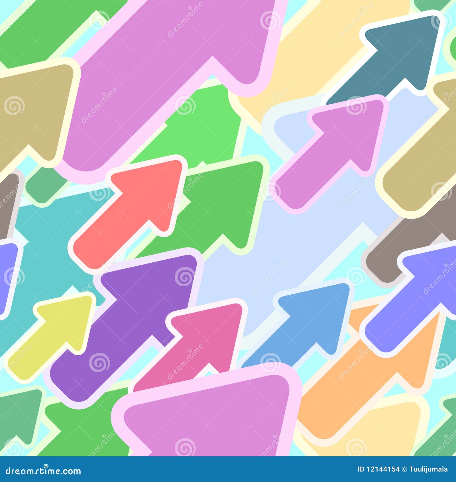 Seamless arrows pattern stock vector. Illustration of concept - 12144154