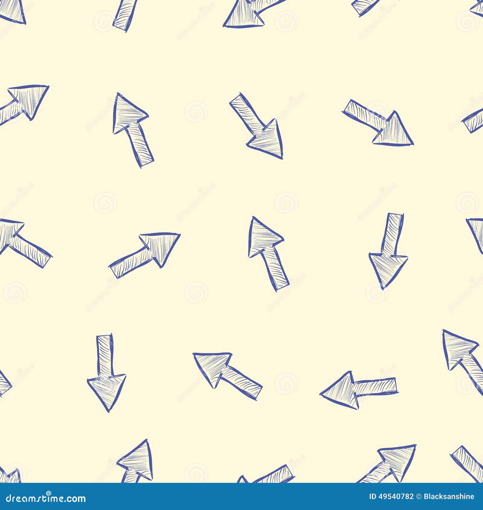 Seamless arrows stock vector. Illustration of endless - 49540782