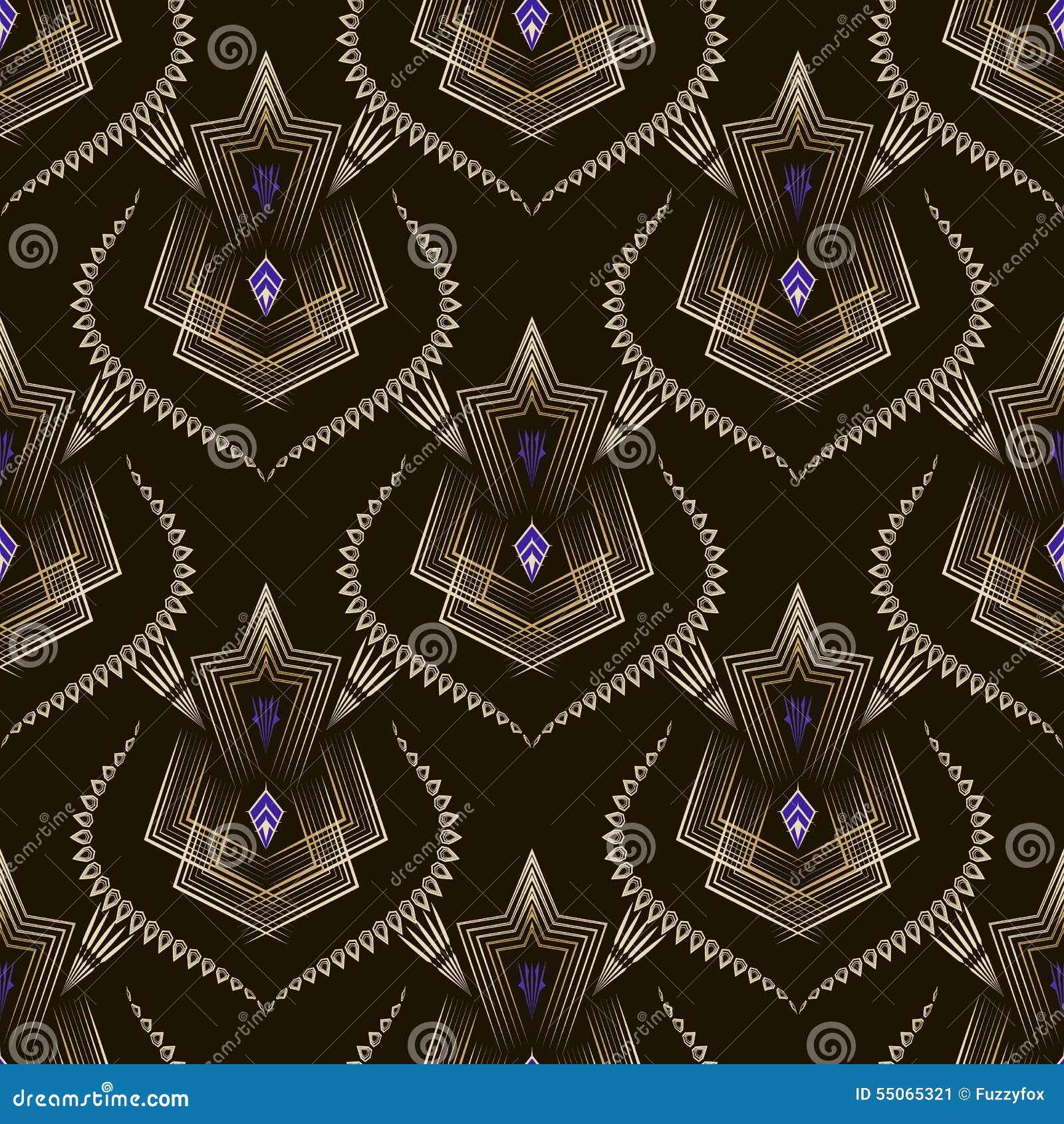 Art Deco Repeating Pattern
