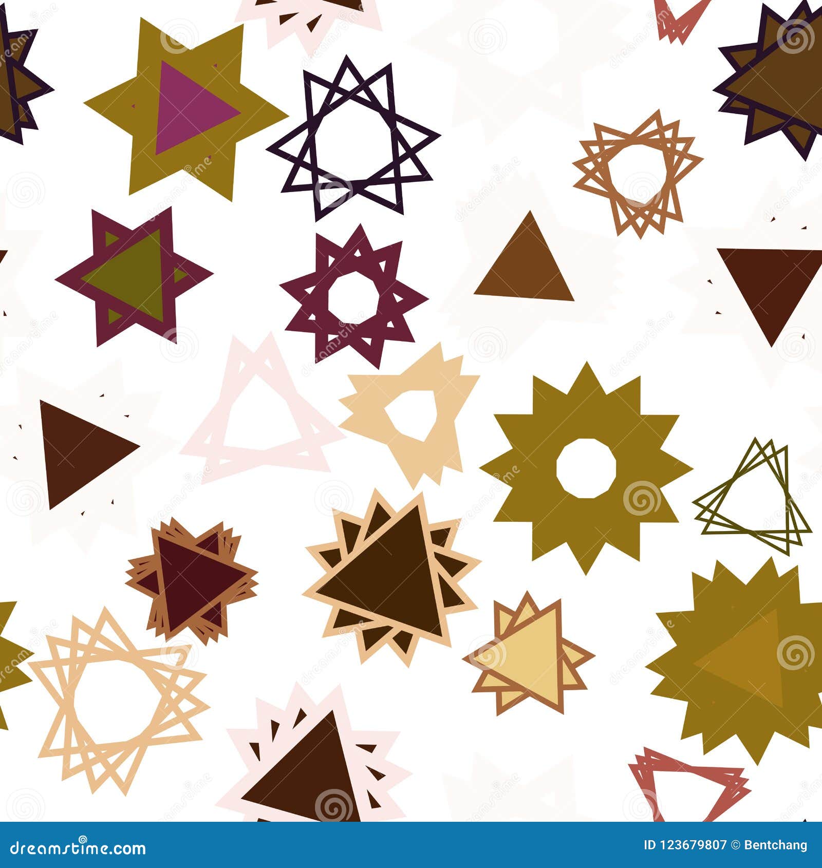 Seamless Artistic Star Background Pattern Abstract. Effect, Style ...