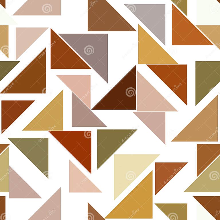 Seamless Artistic Triangle Lines Background Pattern Abstract. Shape ...