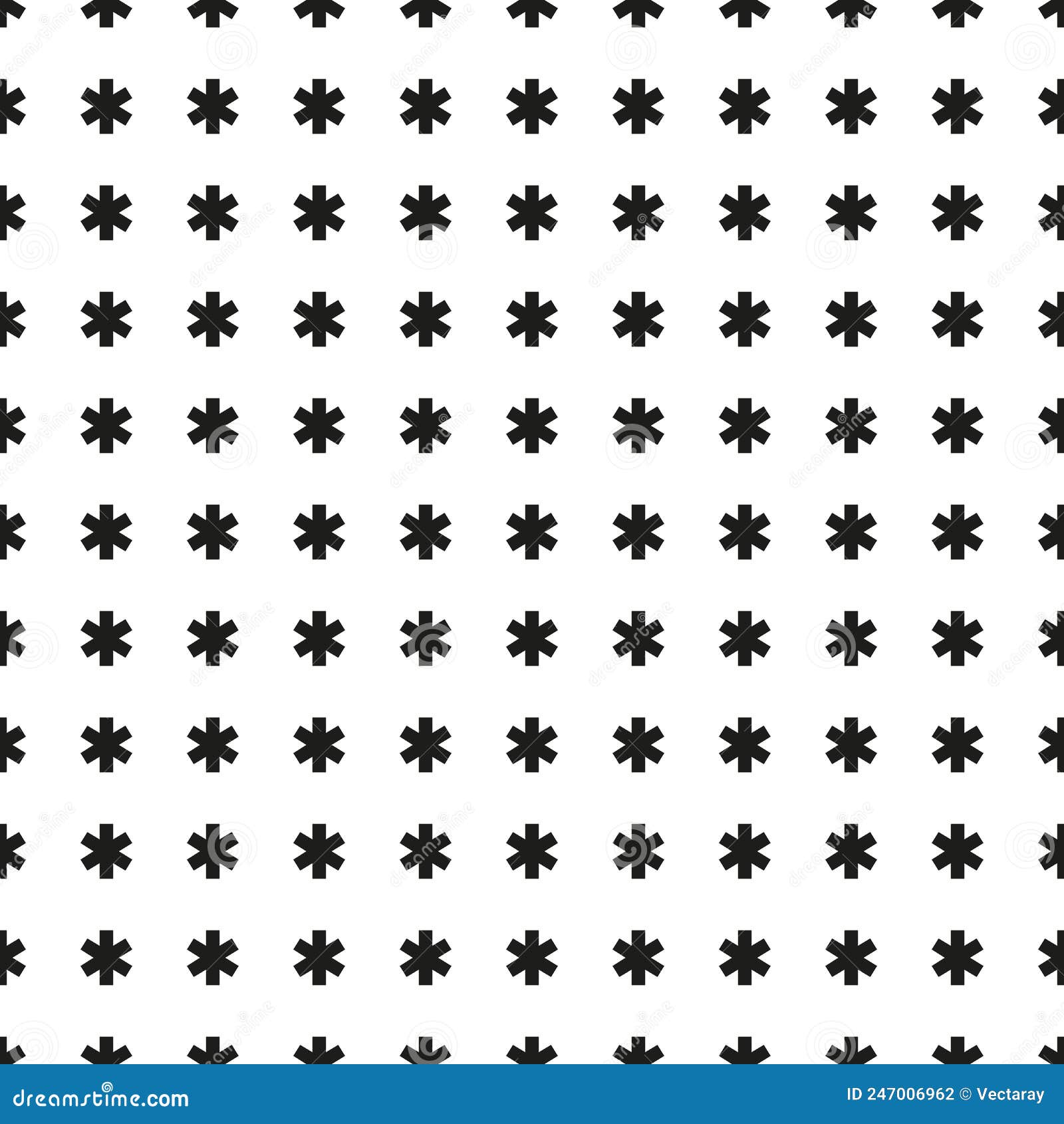 Seamless Asterisk Pattern Texture Background Stock Vector ...