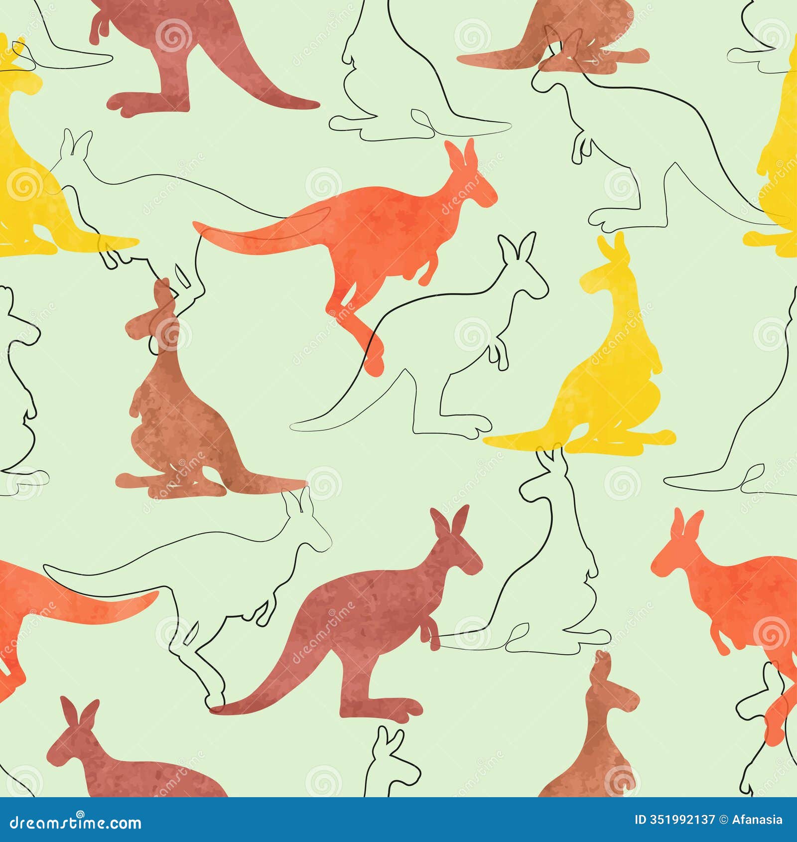 Australian Pattern Vector Illustration | CartoonDealer.com #12876744