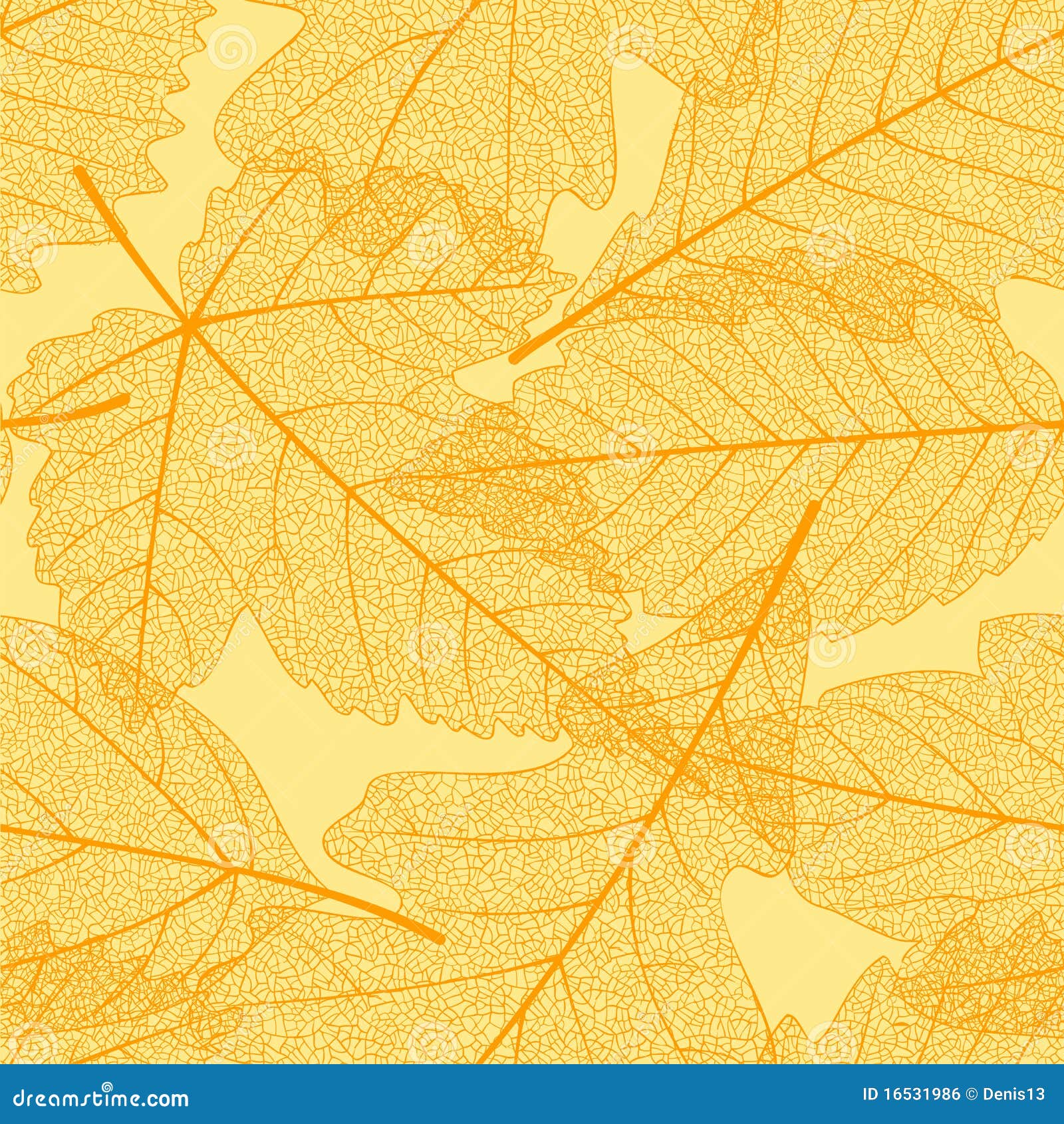 Seamless Autumn Leaves Pattern Stock Vector - Illustration of fall ...