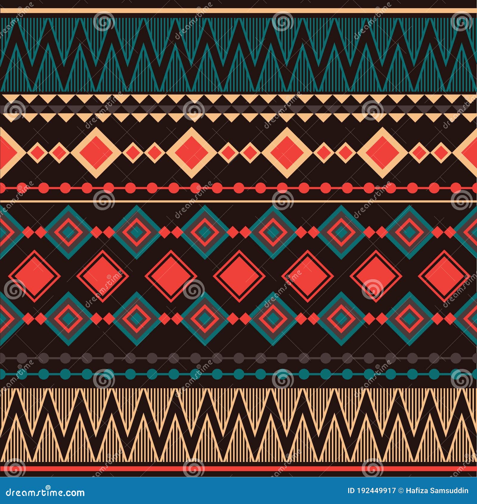 Seamless Aztec Background. Vector Illustration Decorative Design Stock ...