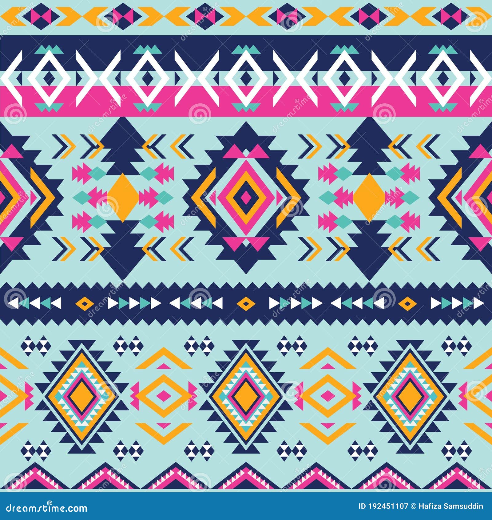 Seamless Aztec Background. Vector Illustration Decorative Design Stock ...