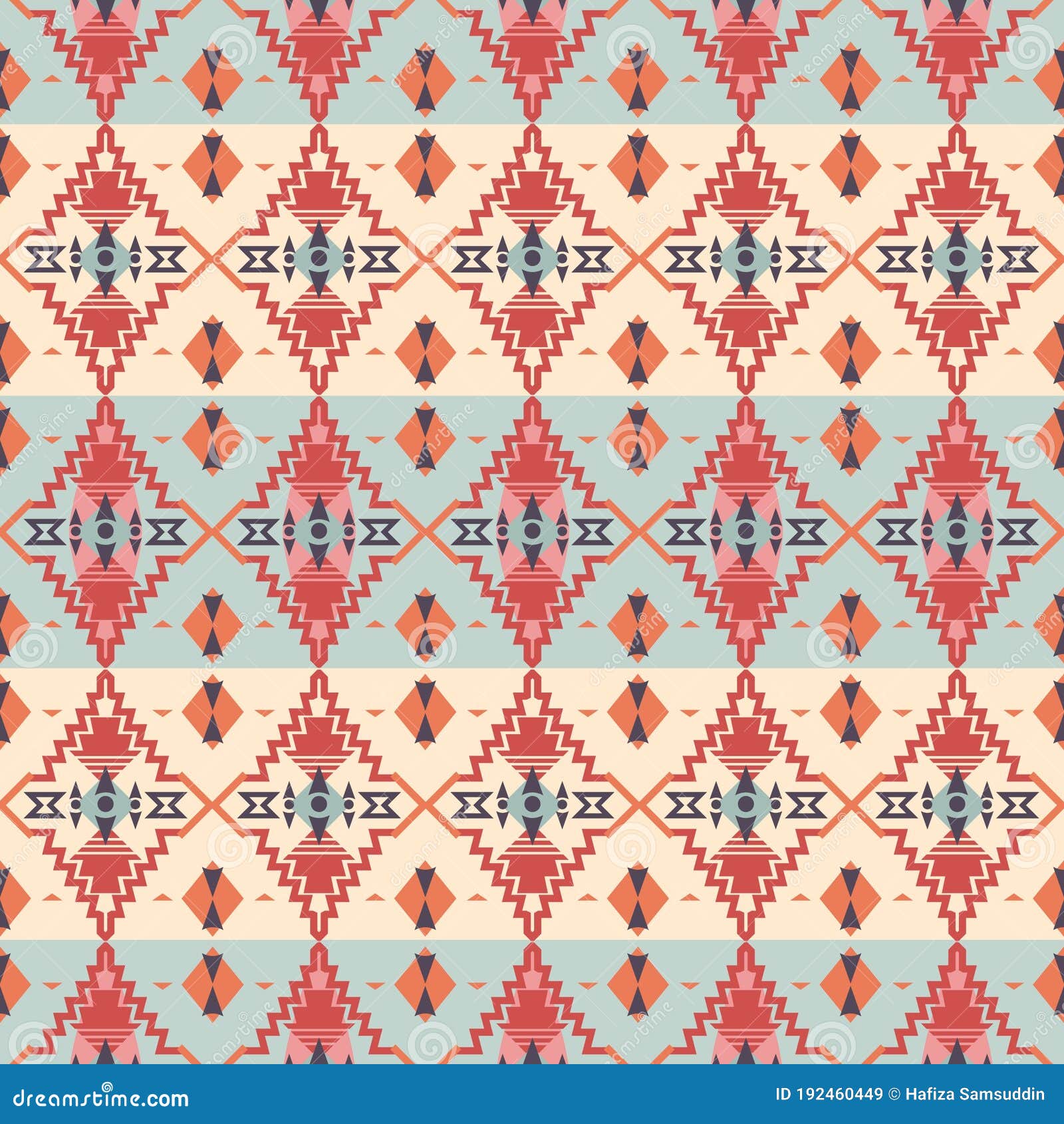 Seamless Aztec Background. Vector Illustration Decorative Design Stock ...