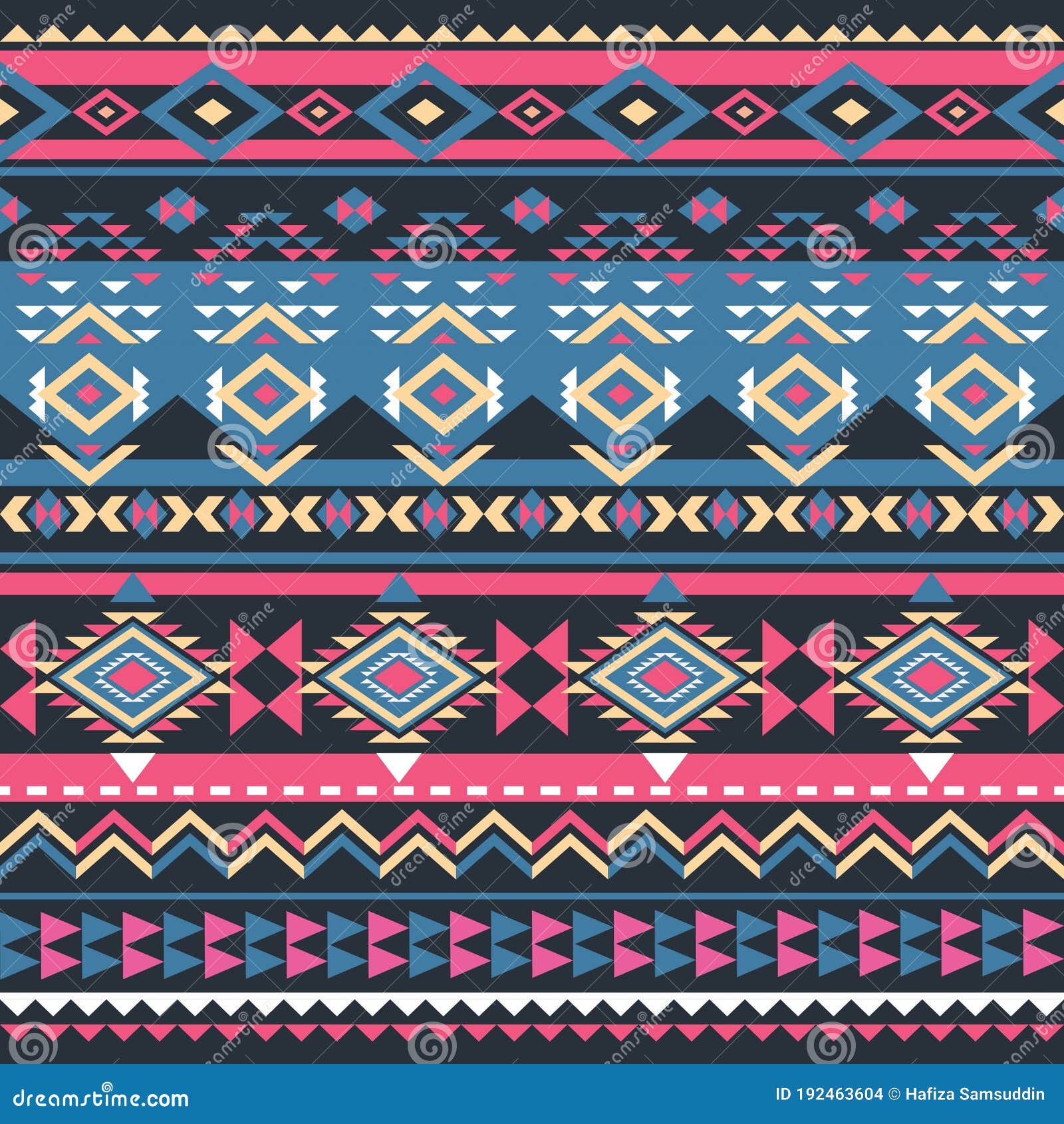 Seamless Aztec Background. Vector Illustration Decorative Design Stock ...