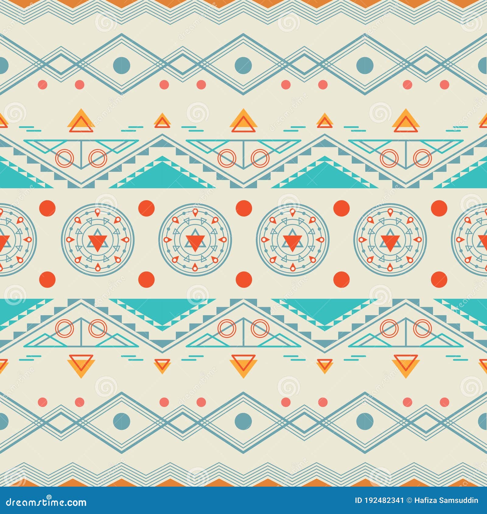 Seamless Aztec Background. Vector Illustration Decorative Design Stock ...