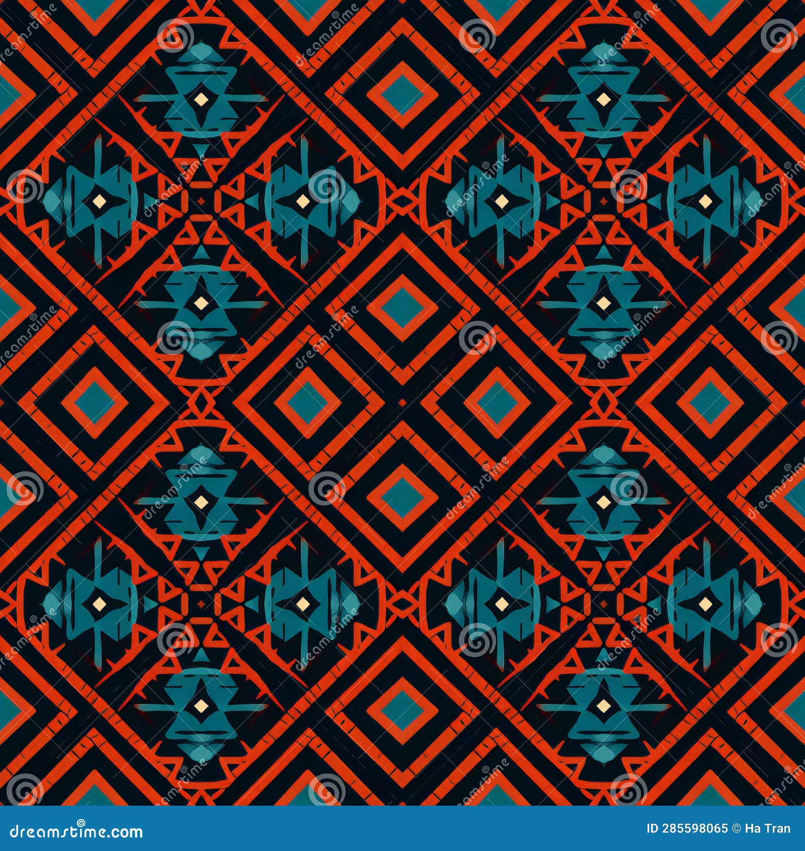 Seamless Aztec Pattern, Aztec Style Background Stock Image - Image of ...