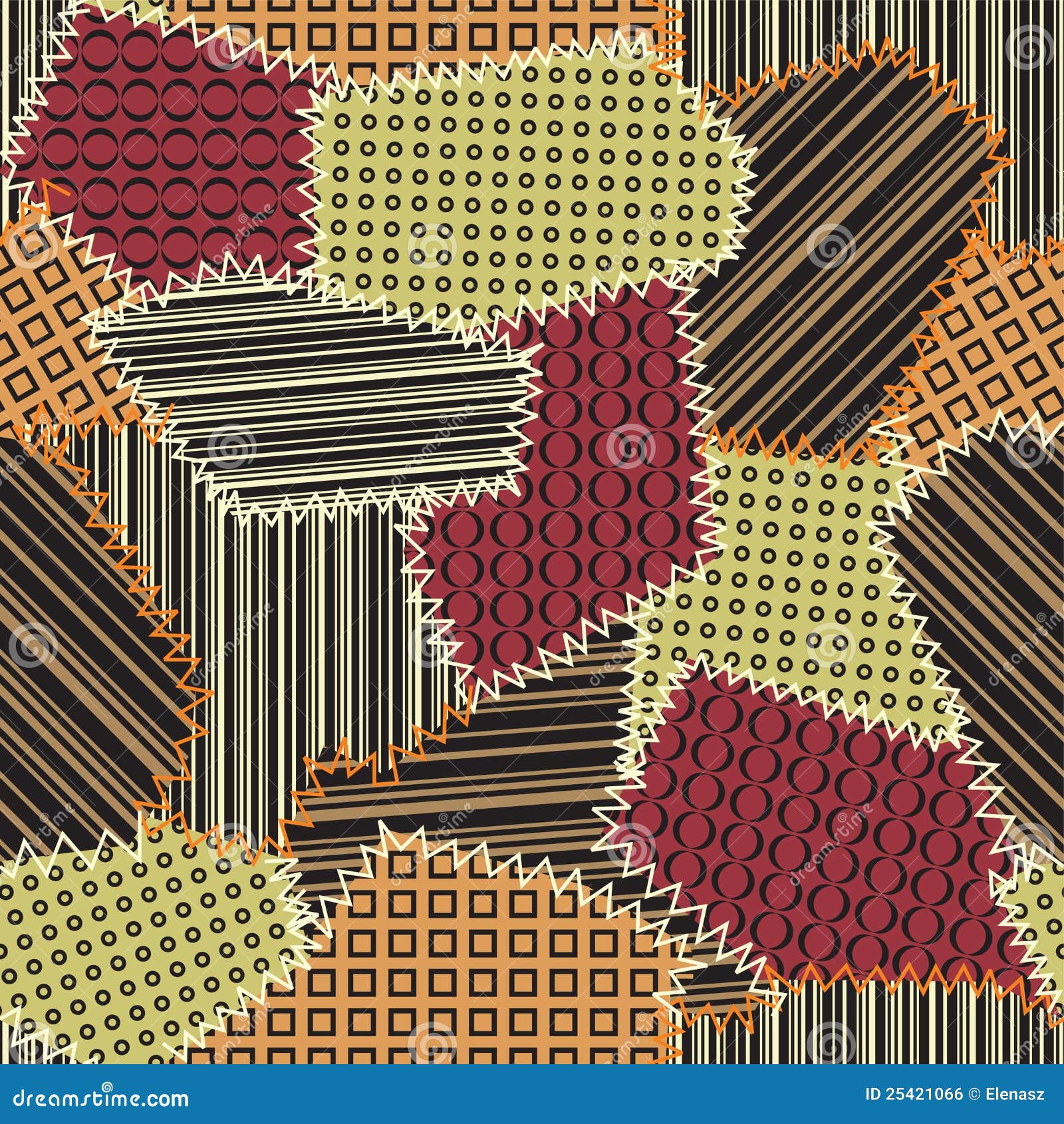 Seamless background stock vector. Illustration of fabric - 25421066