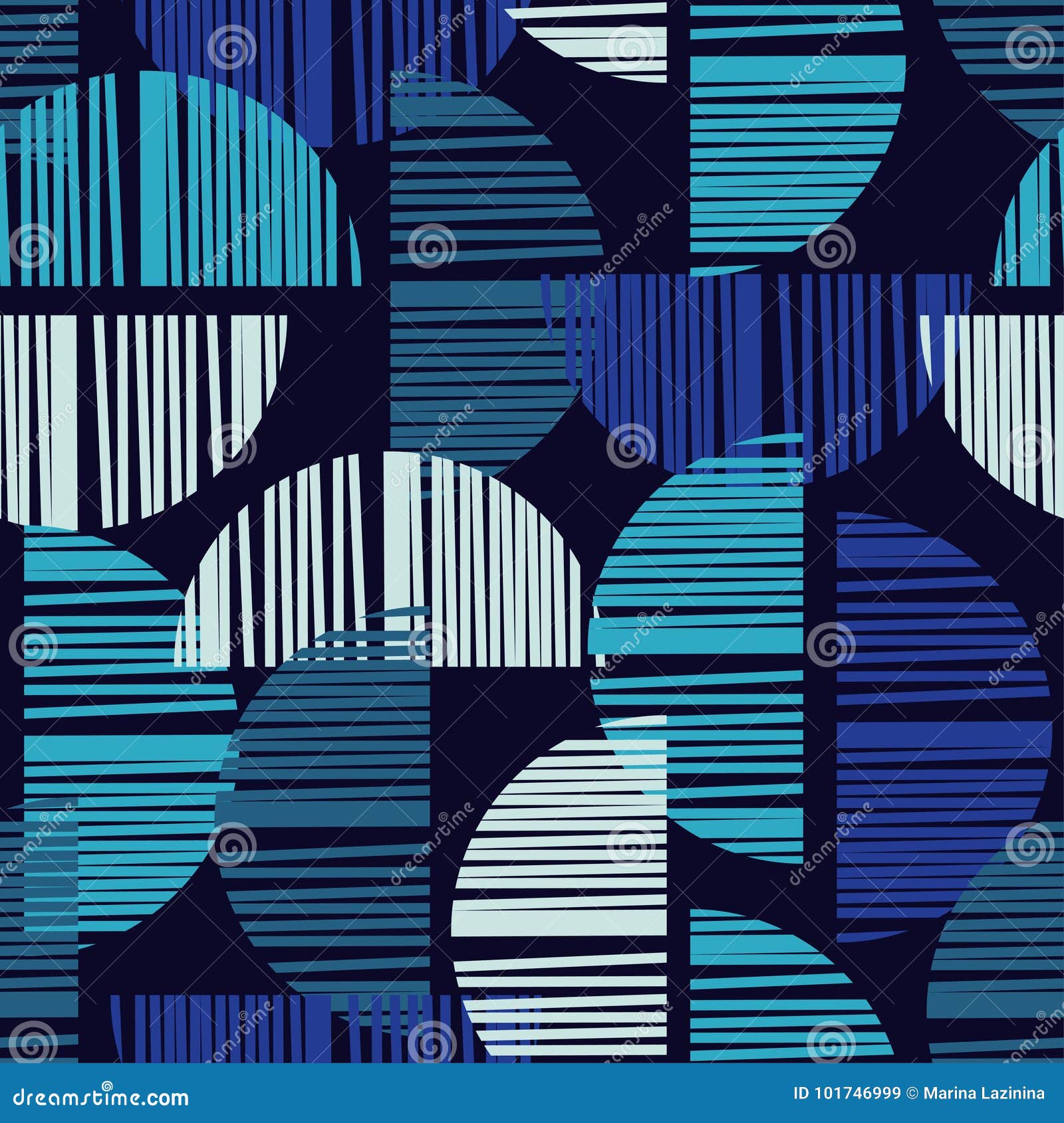 Seamless Background with Abstract Geometric Pattern. Abstract Digital ...