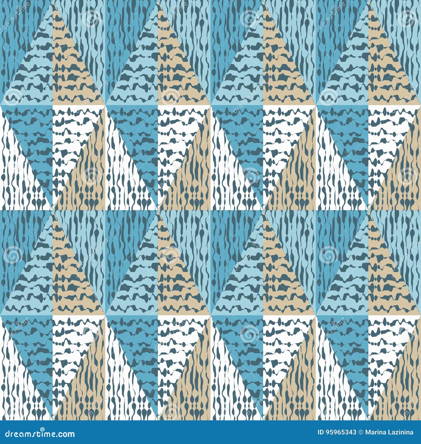 Seamless Background with Abstract Geometric Pattern. Scribble Texture ...