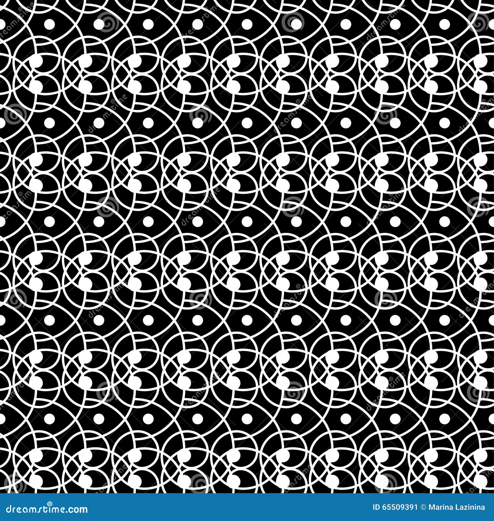 Seamless Background with Abstract Geometric Shapes Stock Illustration ...