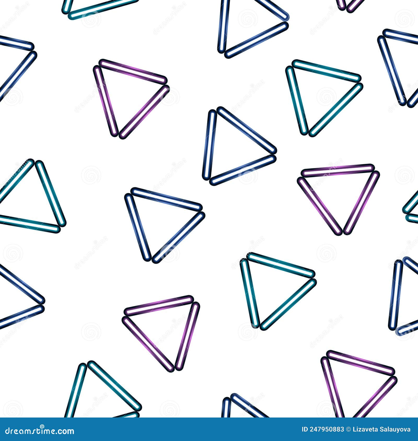 Seamless Background with Abstract Halogen Elements Stock Vector ...