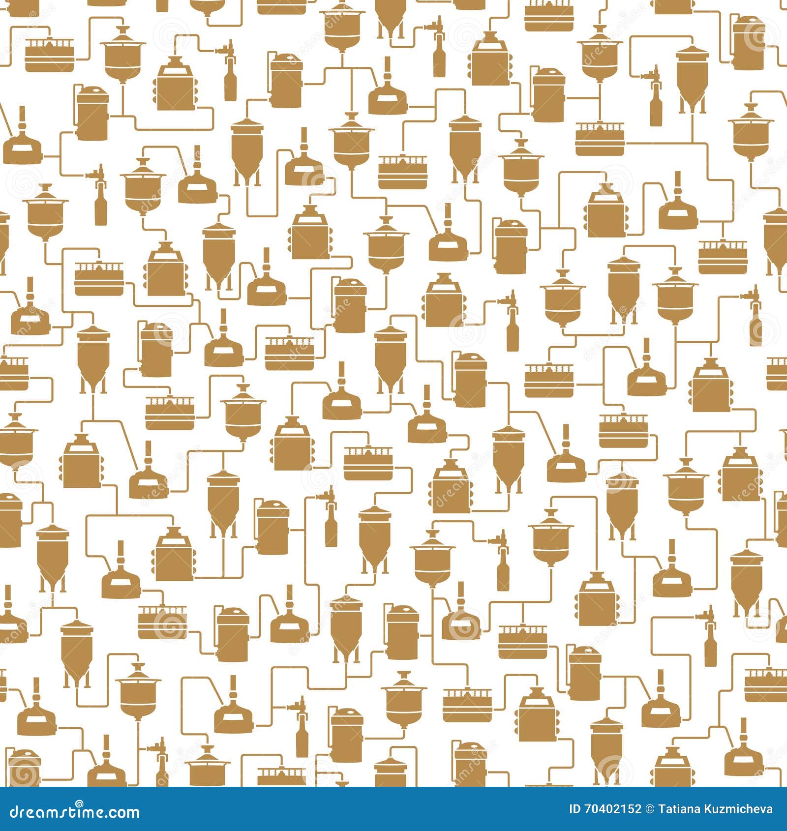 Seamless Background with Beer Brewing Process Stock Vector ... Seamless Background with Beer Brewing Process Stock Vector ...