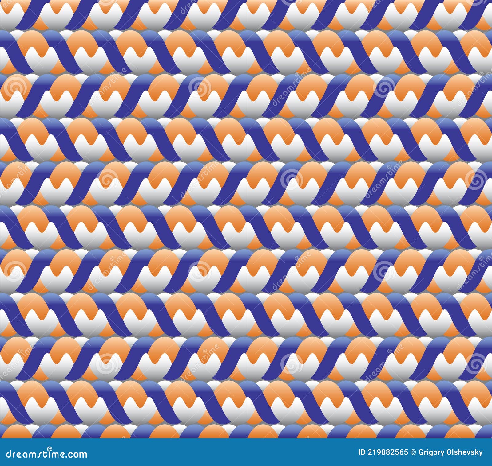 Seamless Background from Colored Braided Cord Stock Vector ...