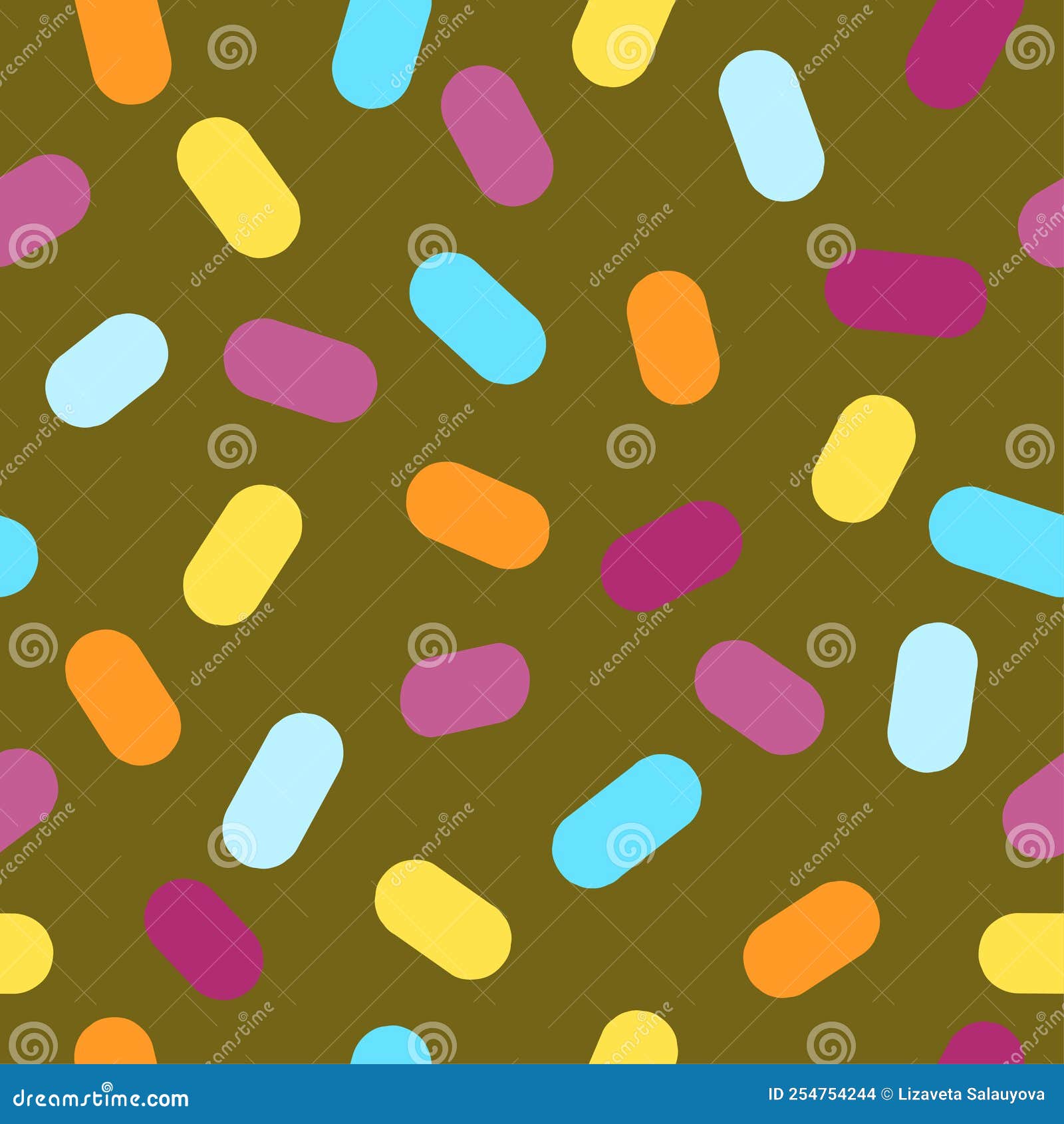 Seamless Background with Colorful Abstract Spots Stock Vector ... Seamless Background with Colorful Abstract Spots Stock Vector ...