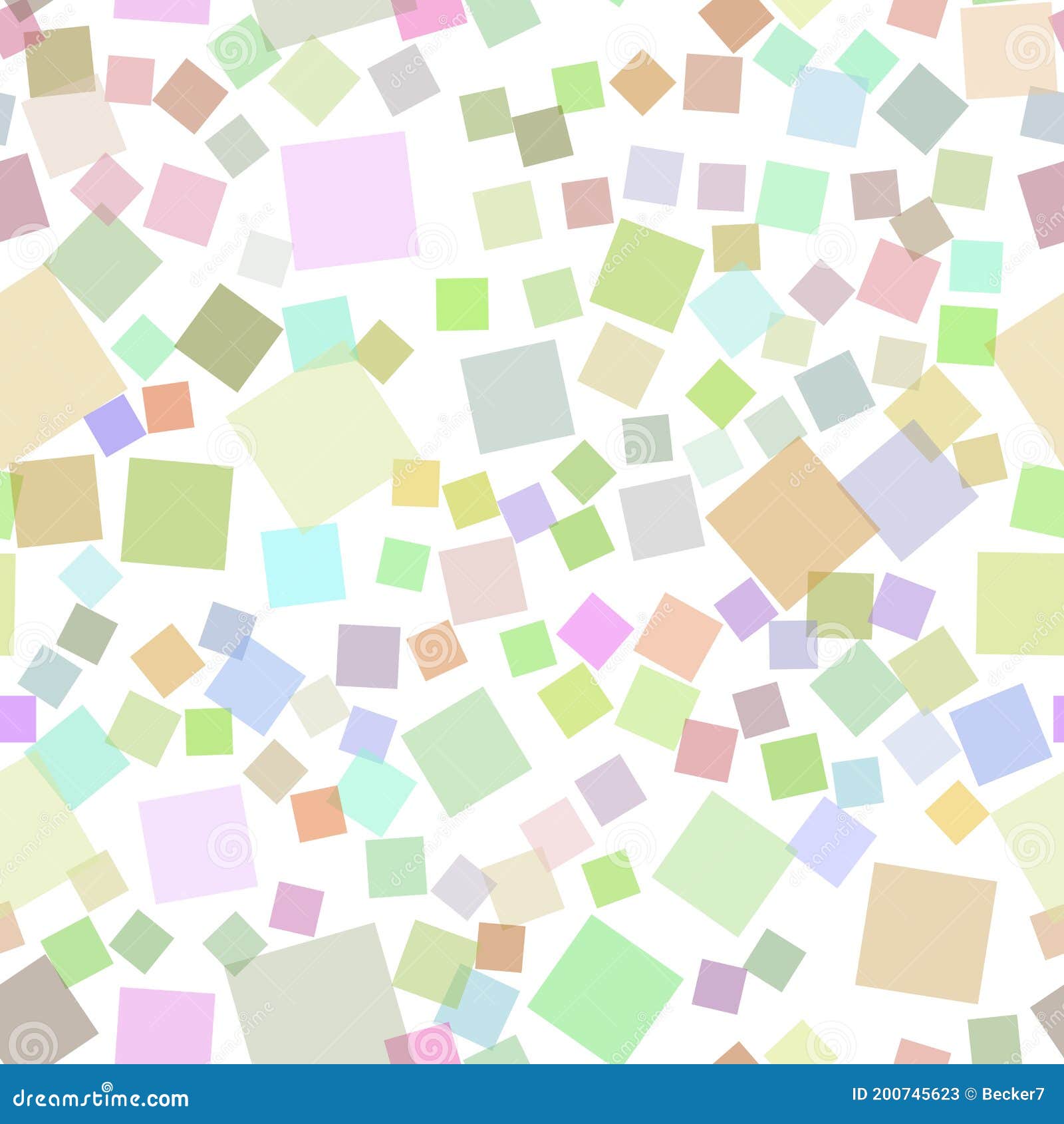 Seamless Background Consisting of Randomly Arranged Multi Colored Note ...