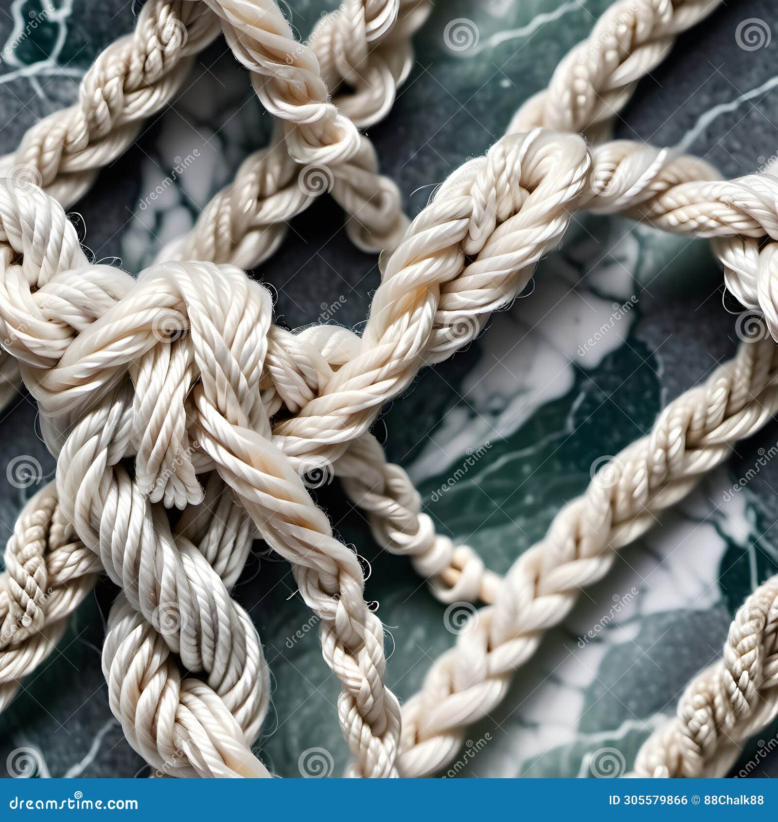 Seamless Background Macrame, Ropes, Knots. Seamless Pattern Connecting ...