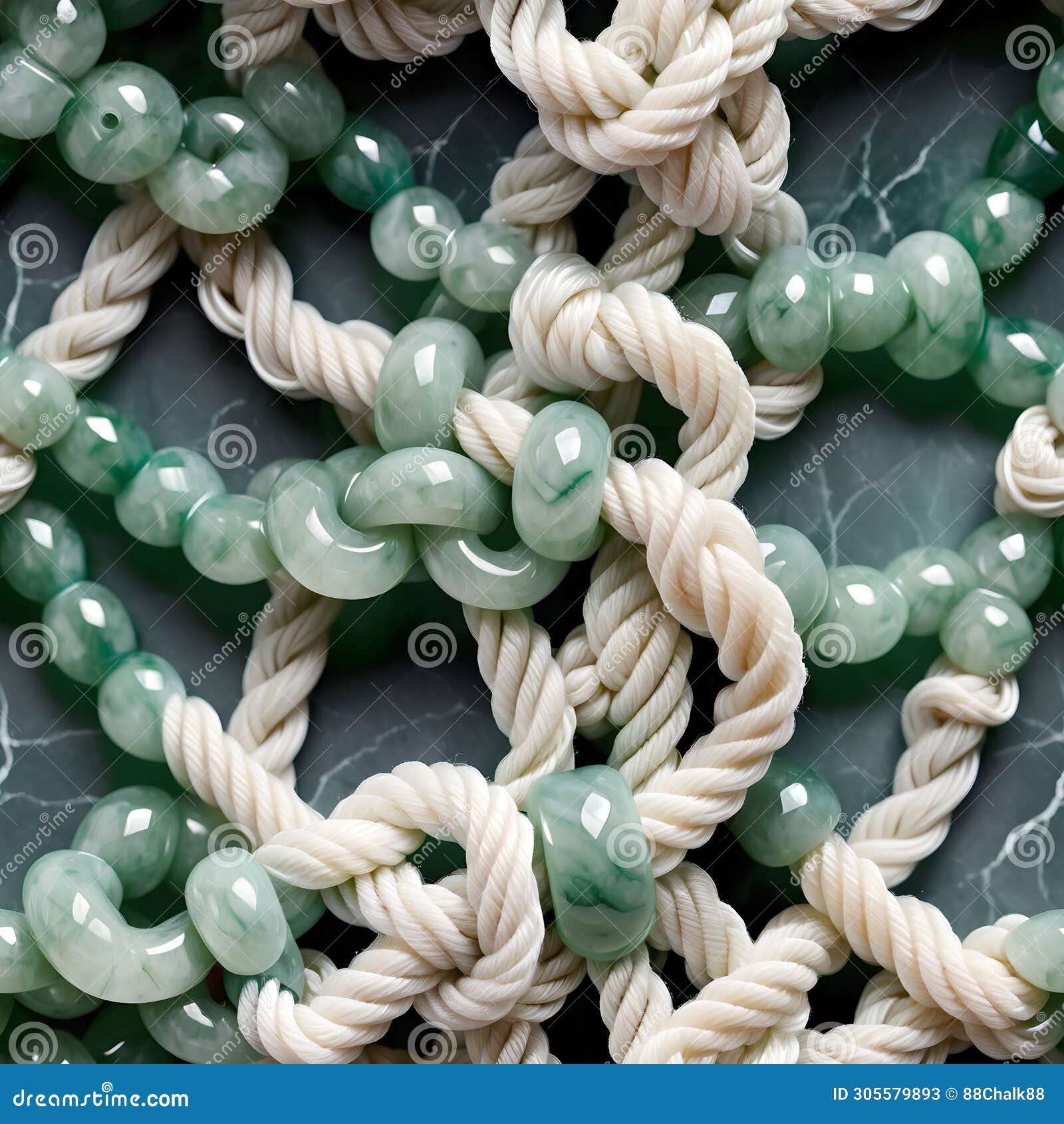 Seamless Background Macrame, Ropes, Knots. Seamless Pattern Connecting ...