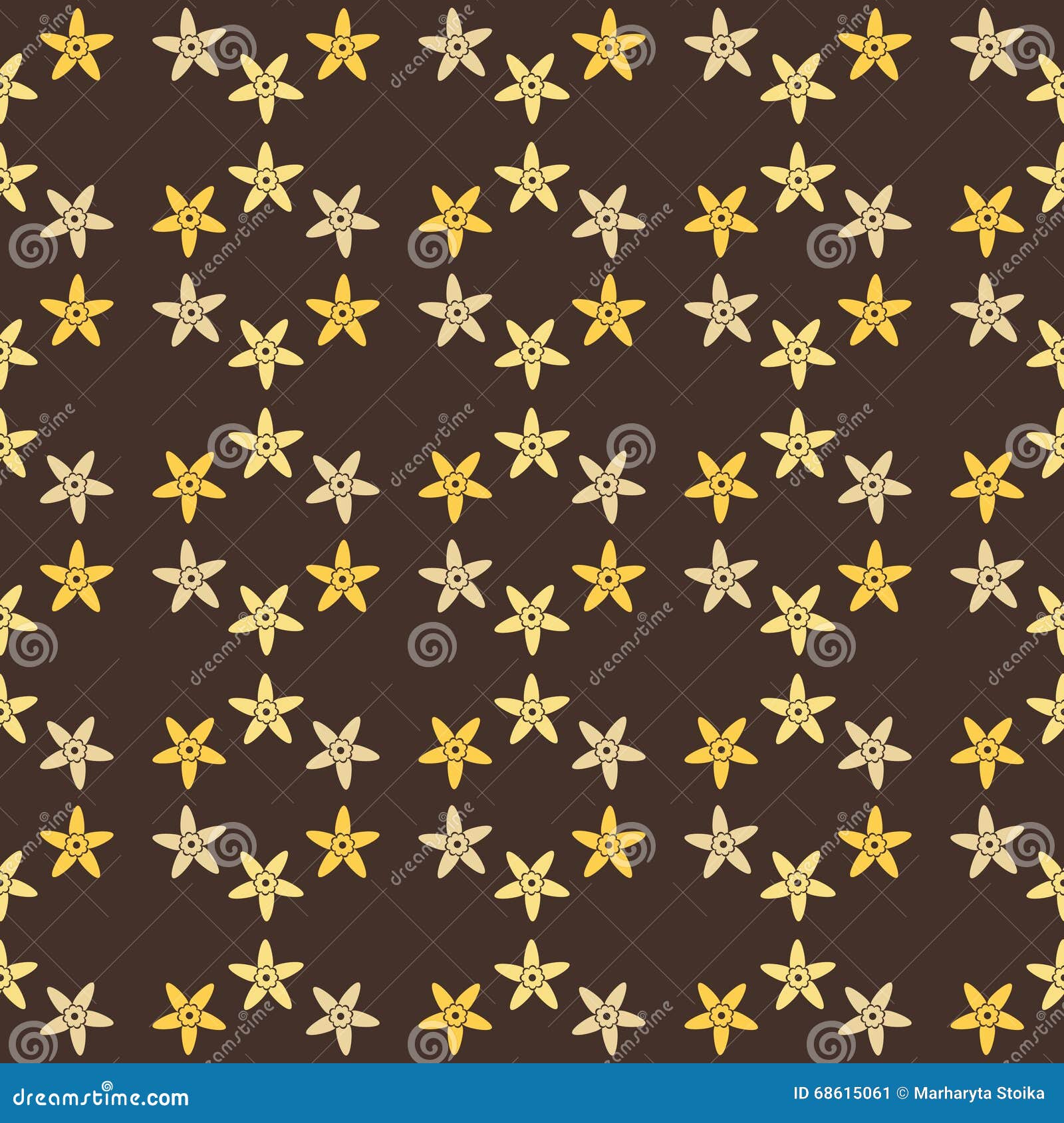 Seamless Background Flowers in Vanilla. Vanilla . Vanilla Abstract ...